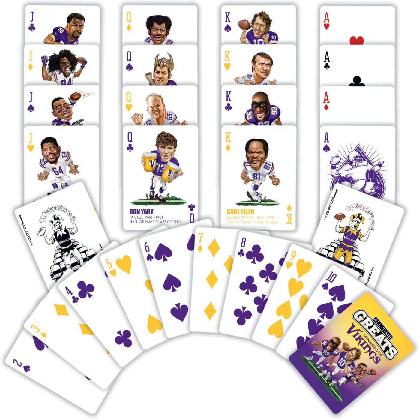 Snapklik.com : MasterPieces NFL Minnesota Vikings All-Time Greats ...