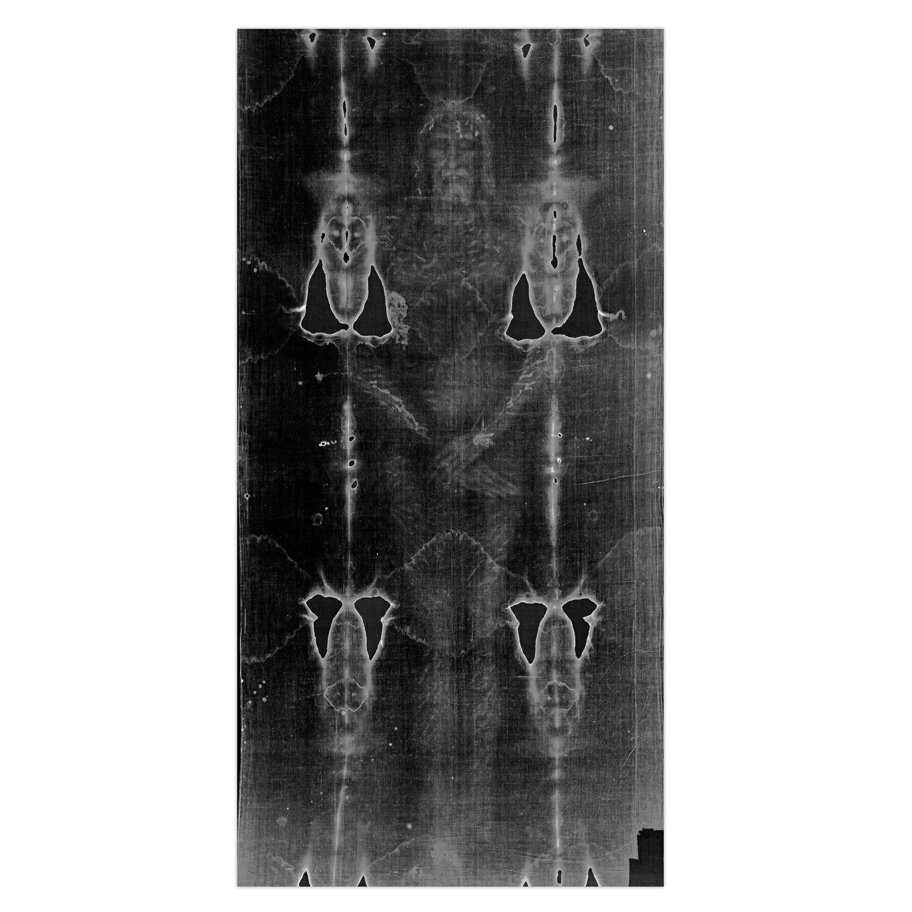 Overtray Vs Shroud Of Turin Photograph Of The Shroud Of Turin And Its