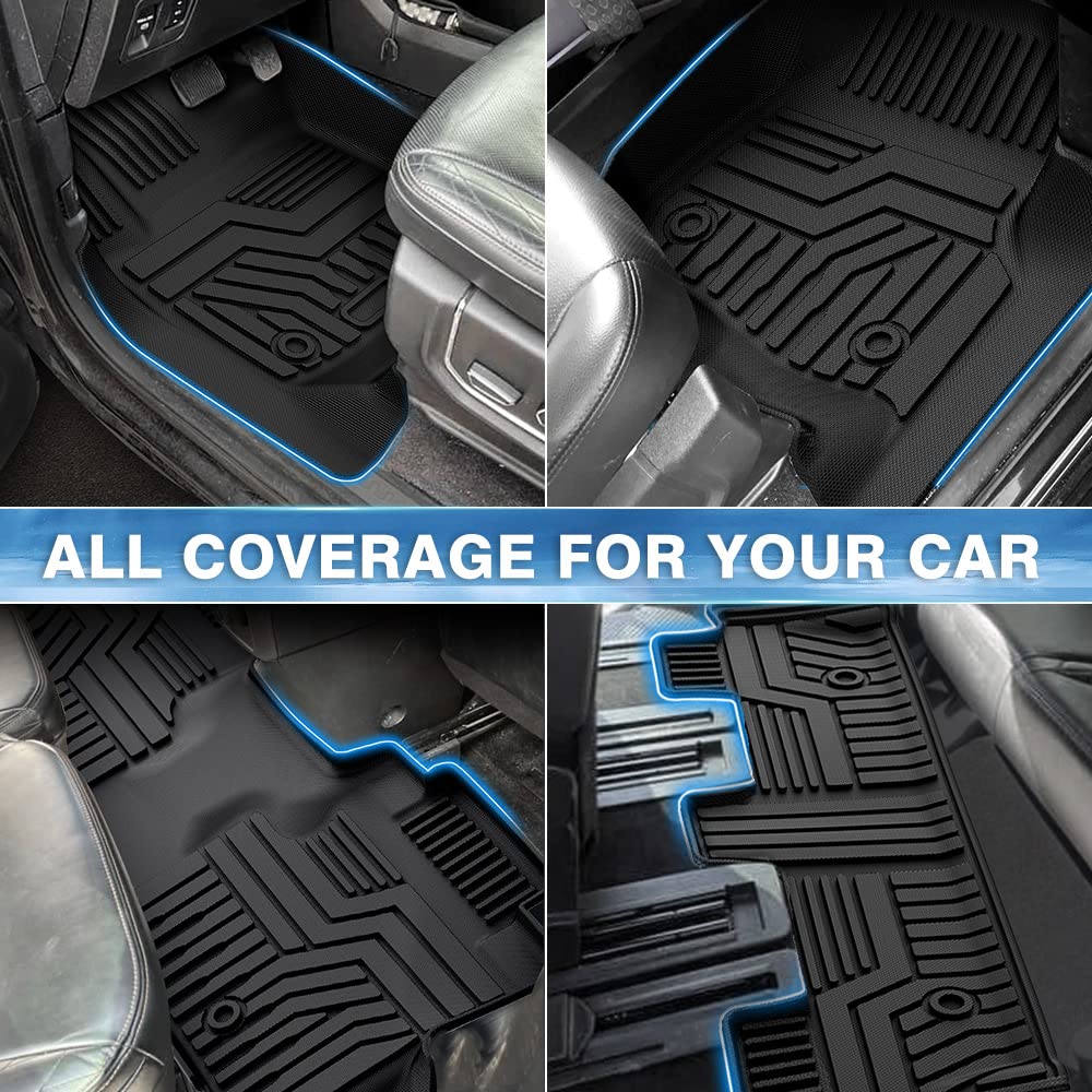 Mixsuper Floor Mats Compatible with 2018-2023 Ford Expedition/Lincoln ...