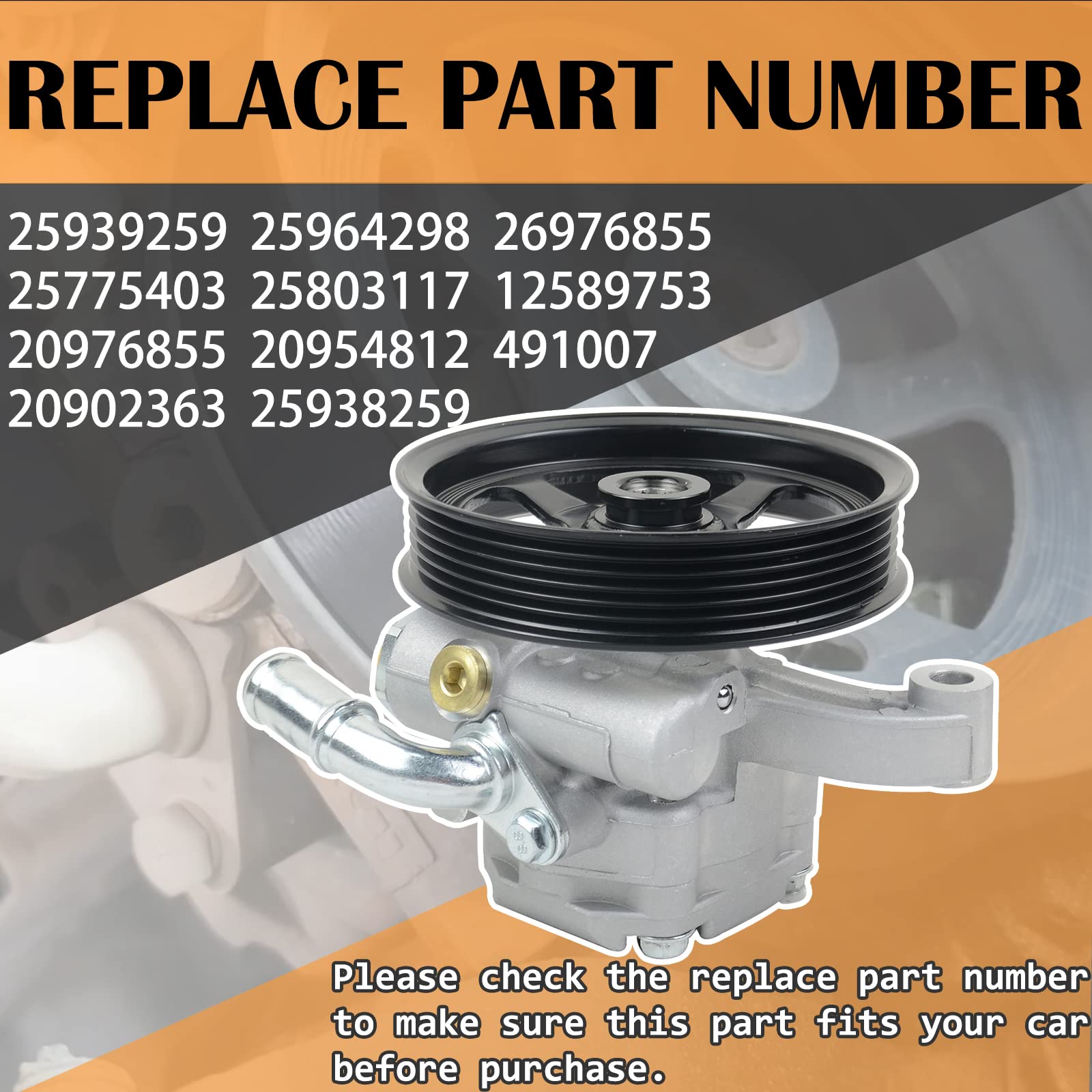 Snapklik.com : Bicos 20954812 Power Steering Pump