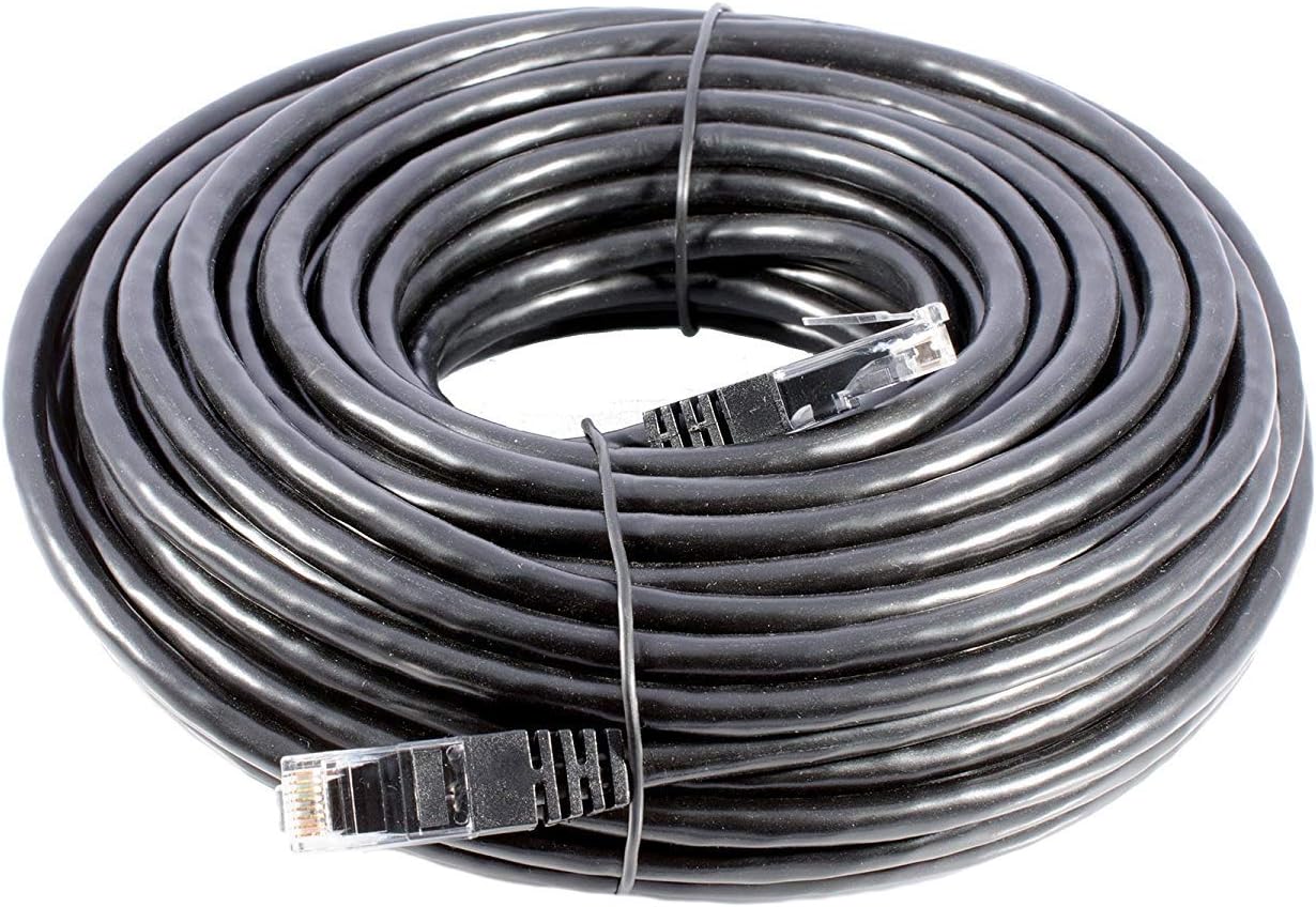 Smedz CAT6 100 m Full Solid Copper UTP 24 AWG Indoor / Outdoor Plug and ...