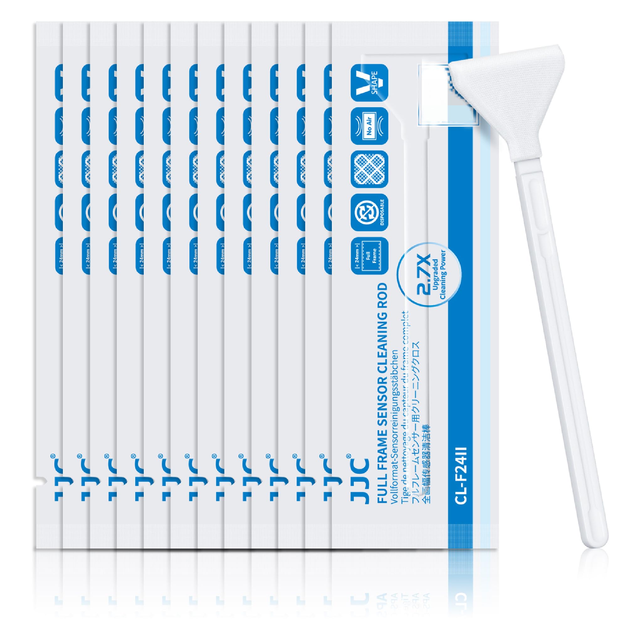 Professional Camera Sensor Cleaning Kit, 12PCS 24mm Full Frame Sensor ...