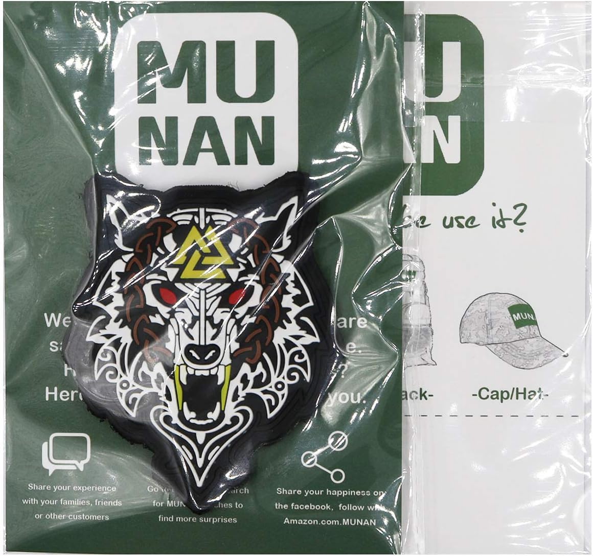 Viking Wolf Tactical PVC Patch Viking Wolf Badge Sew Philippines | Ubuy