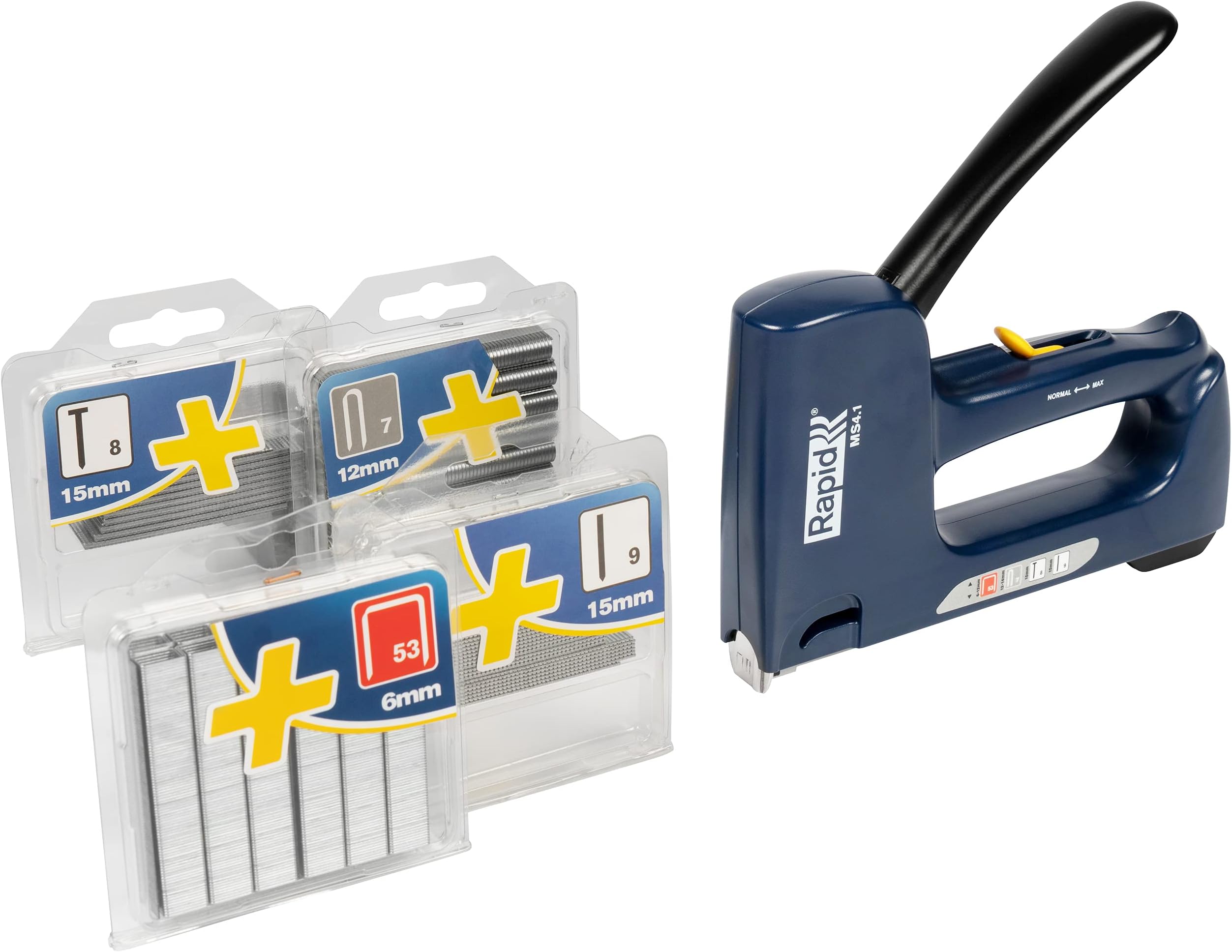 Rapid - Agrafeuse MS4.1 pour Agrafes N°53 & N°7 et Pointes N°8 & N°9 ...