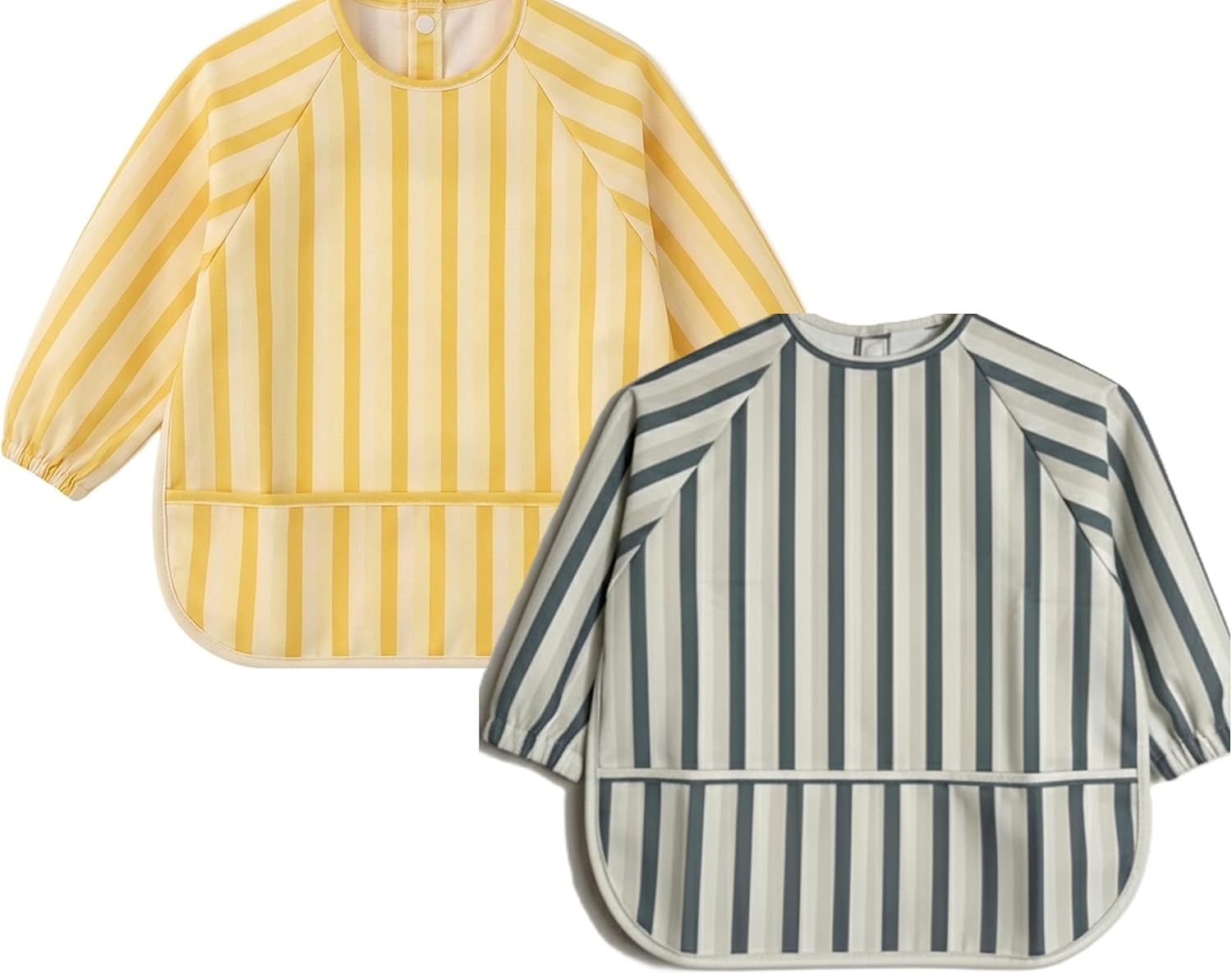 Amazon.com: Long Sleeve Smock Bib for Babies – Waterproof Long Sleeve ...
