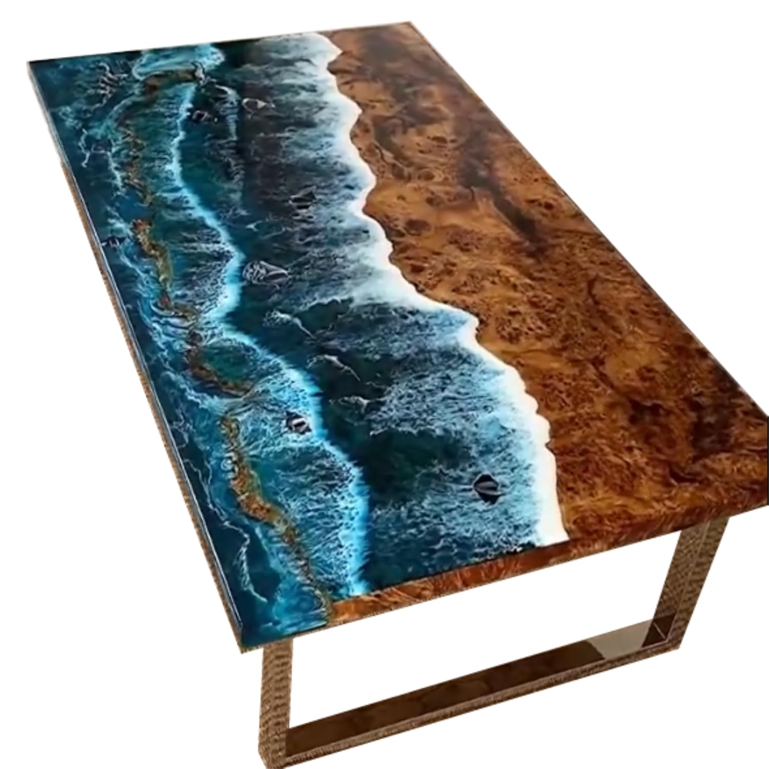 Amazon.com: Manta Ray Ocean Table, Coffee Table, Flock of Rays Swimming ...