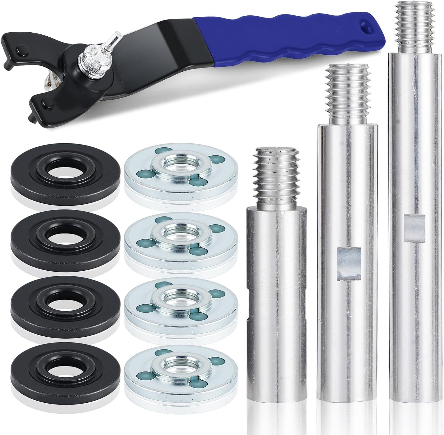 3PCS 5/8"-11 Angle Grinder Extension Shaft Connecting Rod with ...