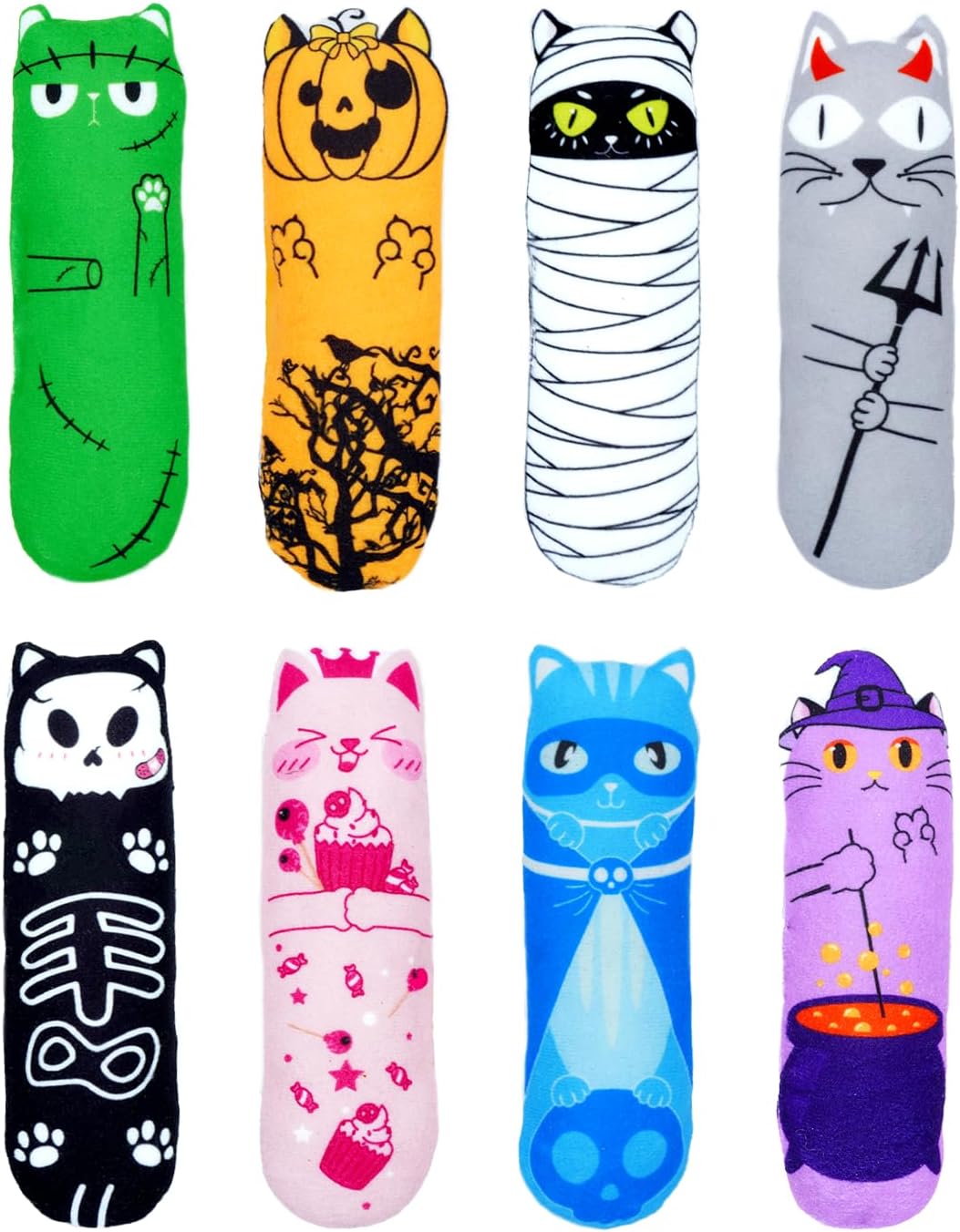 Amazon.com : Smokey's Stash Catnip Halloween Cat Toys for Kittens and ...