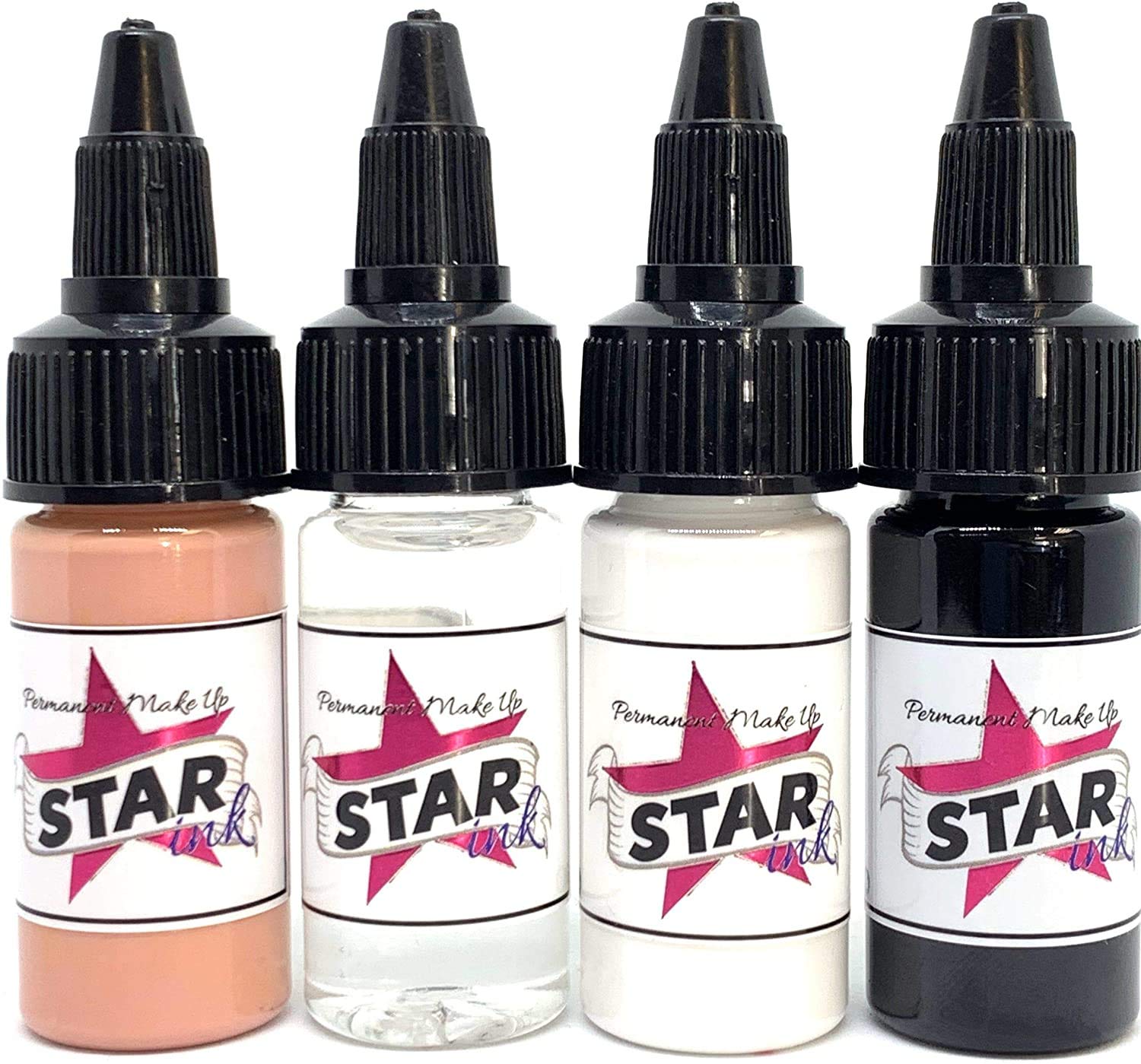Buy STARINKMAKEUP - Permanent Makeup Ink - KIT Fixer Basic Colors 0.5oz ...