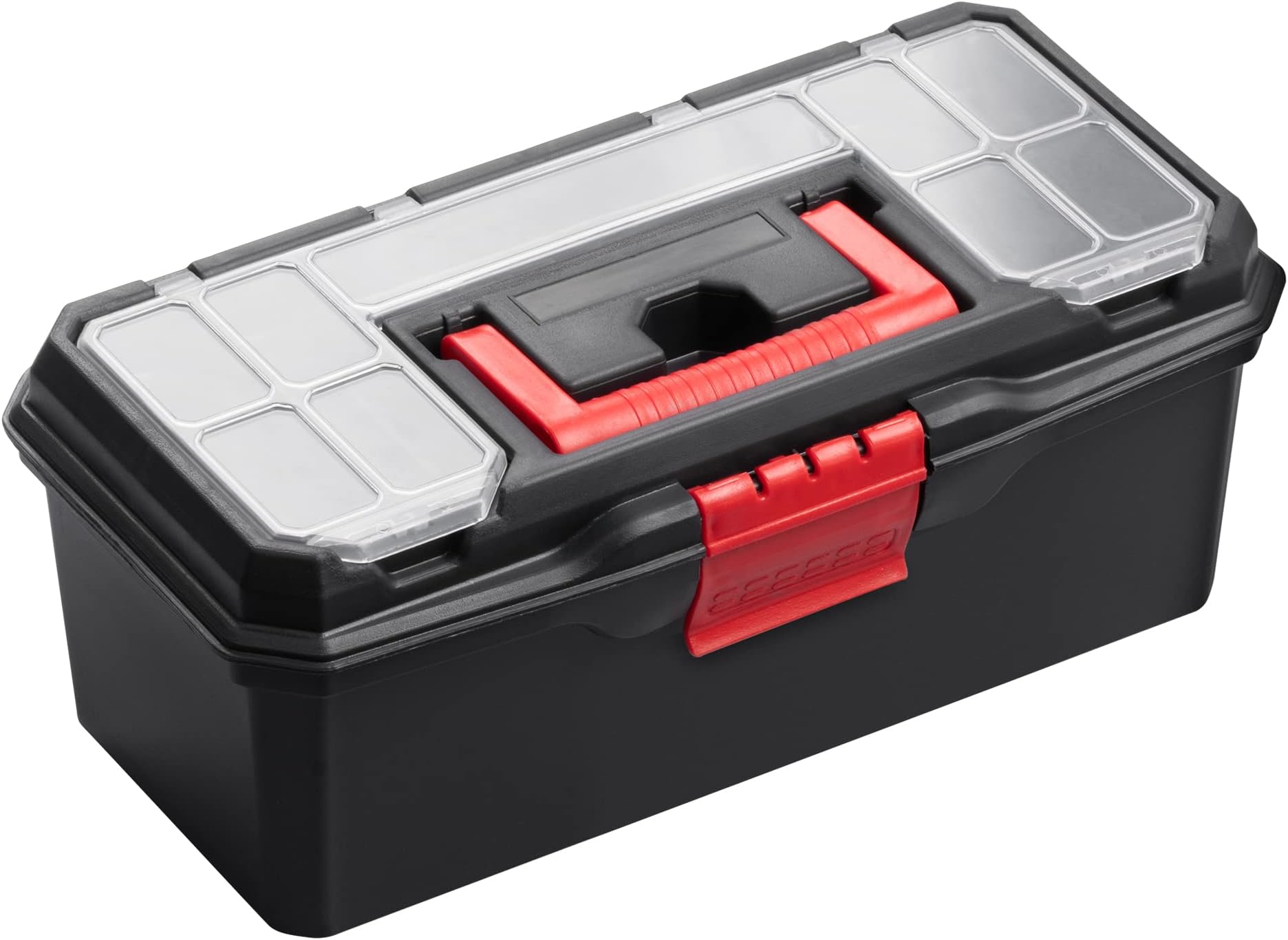 Am-Tech 10" Mini Small Plastic Tool Box With Removable Tray : Amazon.co ...