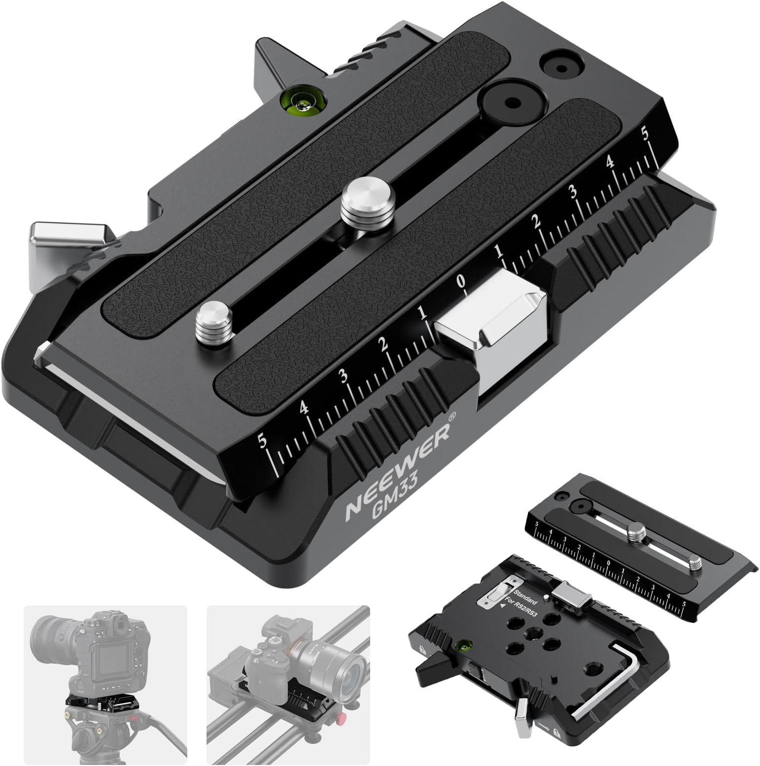 Amazon.com : Manfrotto 504PLONG Video Camera Plate for 504 Fluid Head ...