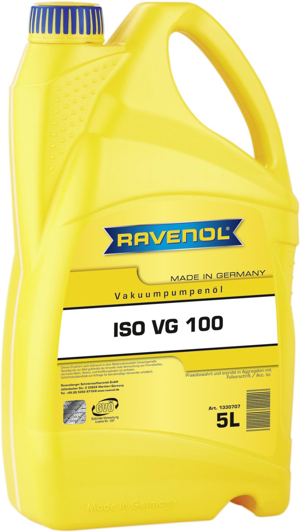 RAVENOL Vakuumpumpenoel ISO VG 100 : Amazon.de: Auto & Motorrad