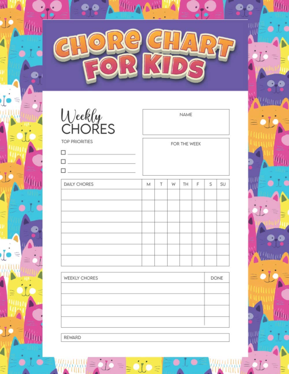 Buy Chore Chart for Kids: Perfect to Plan your Weekly and Monthly ...