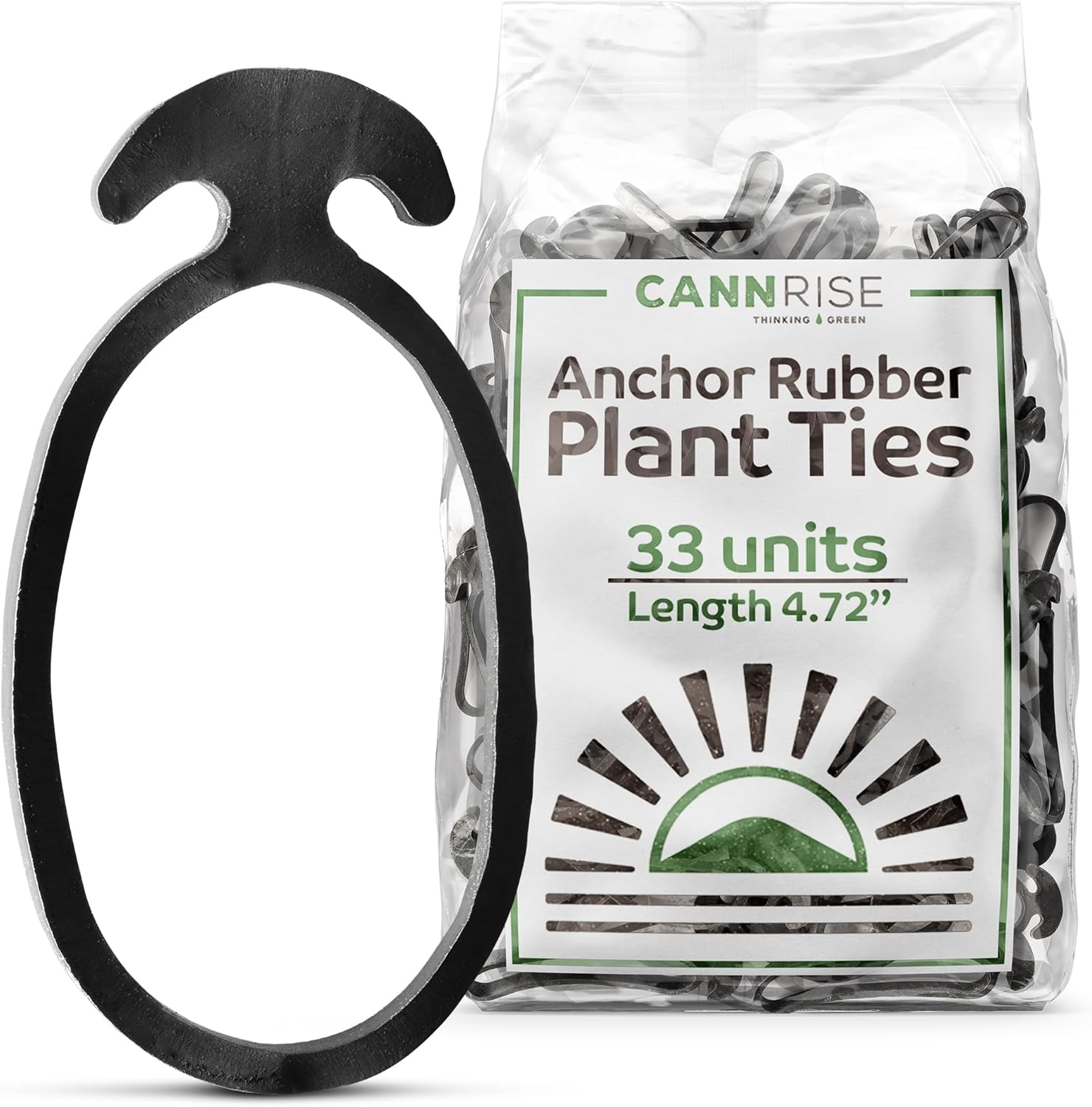 Amazon.com : Anchor Bands for Trellising - 33-Pack 12 cm/4.72 in Rubber ...