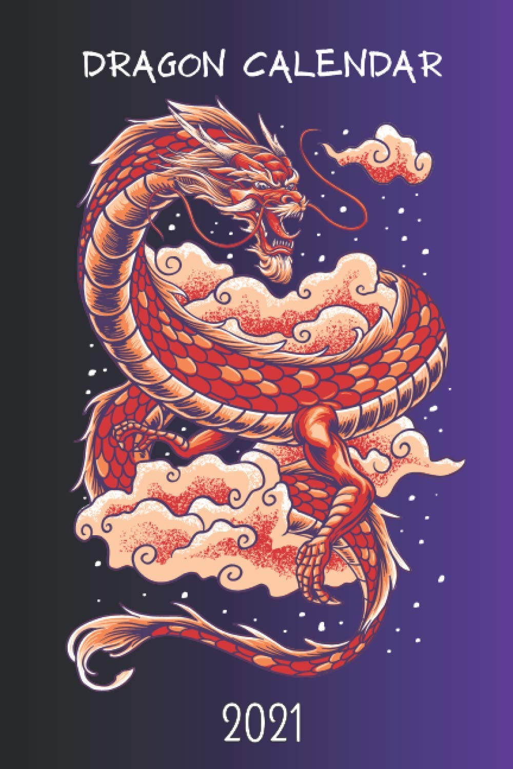 Dragon Calendar 2021 Pocket Yearly Art Planner Daily Schedule Daytimer ...