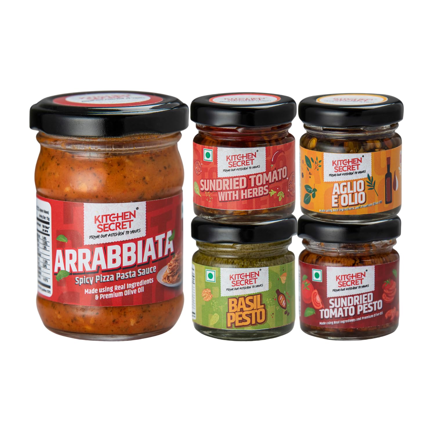 Kitchen Secret Italian Sample Box - 5 Gourmet Sauces - For Pasta ...
