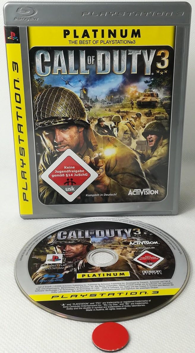Activision Call of Duty 3 Platinum (PS3) vídeo - Juego (PlayStation 3 ...