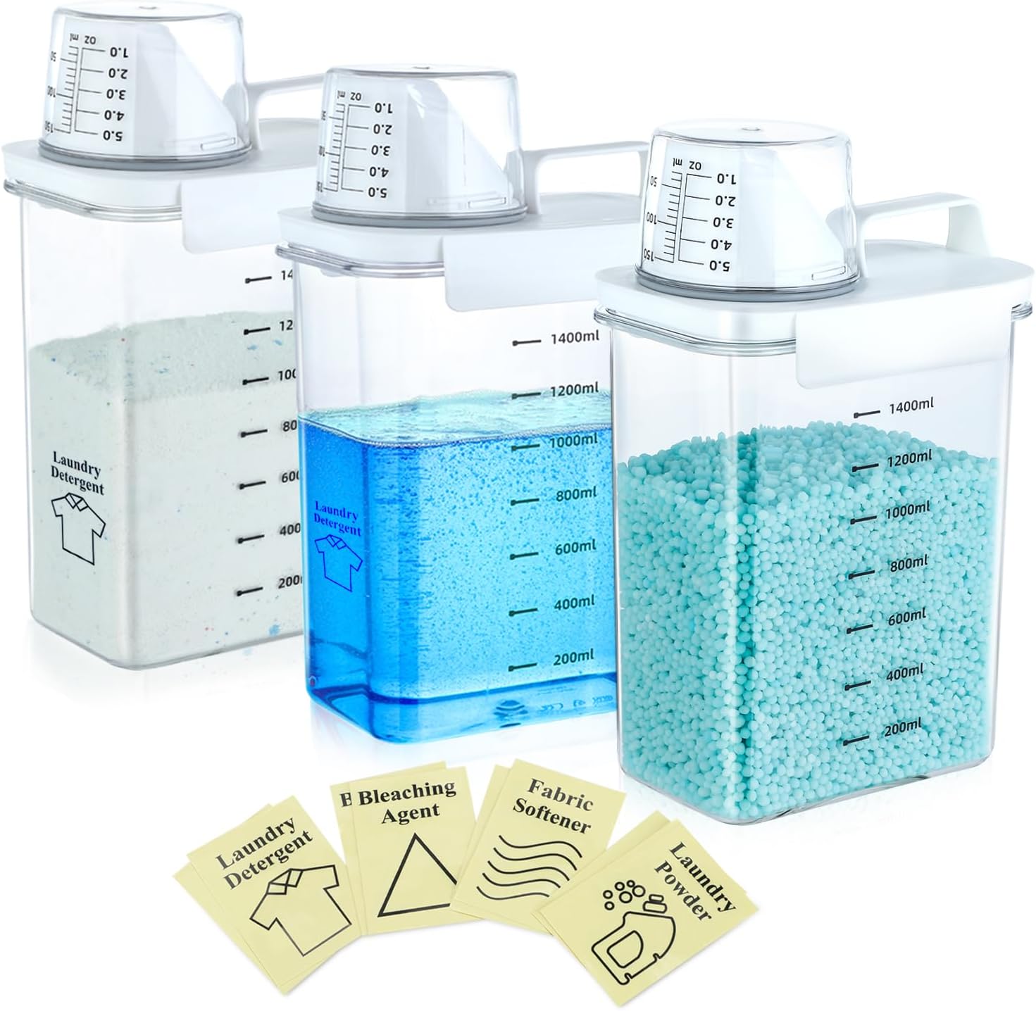 Amazon.com: 3 Packs - Laundry Detergent Dispenser, 61 oz Conworld ...