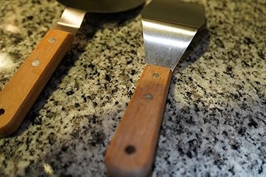 Amazon.com: Small Metal Spatula Set,Mini Wooden Spatulas for Kitchen ...