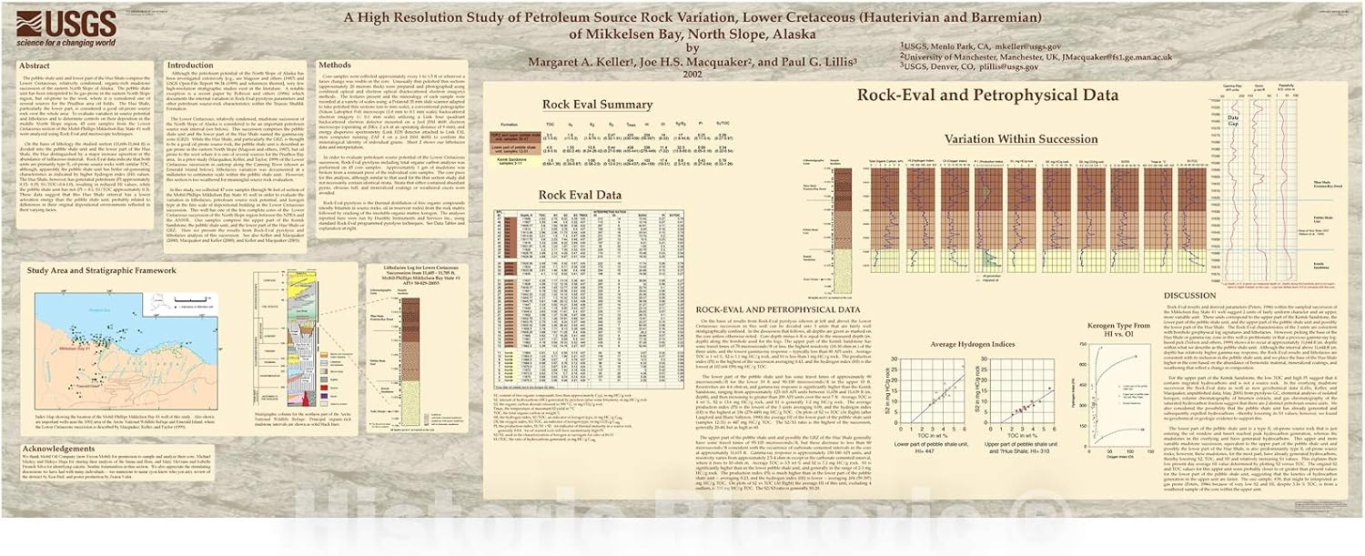 Amazon.com: Map : High resolution study of petroleum source rock ...