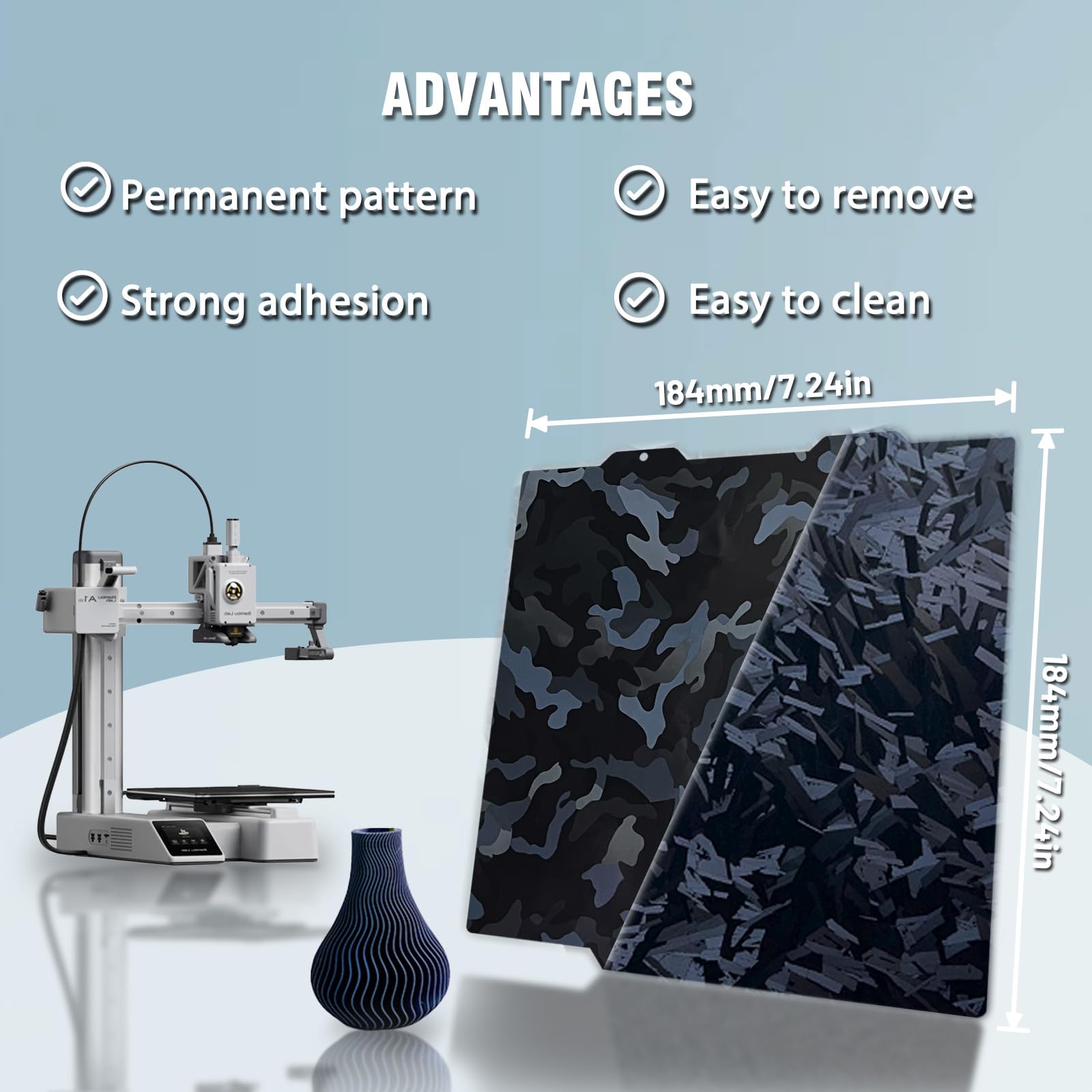 Bambu Lab X1 Build Plates SAHVAIM Upgraded PEY Build Plate For Bambu ...