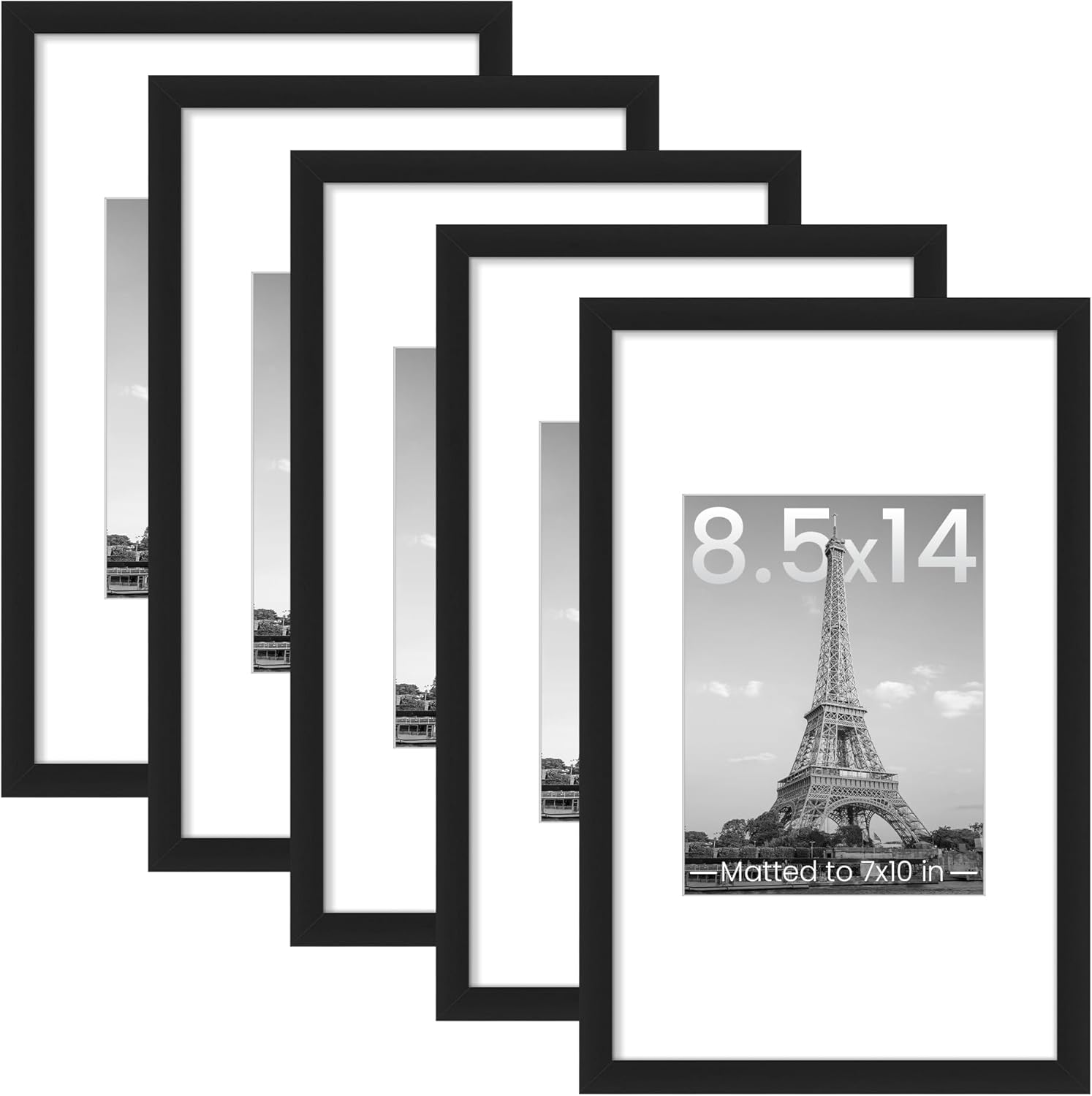 Amazon.com - upsimples 8.5x14 Picture Frame Set of 5, Display Pictures ...