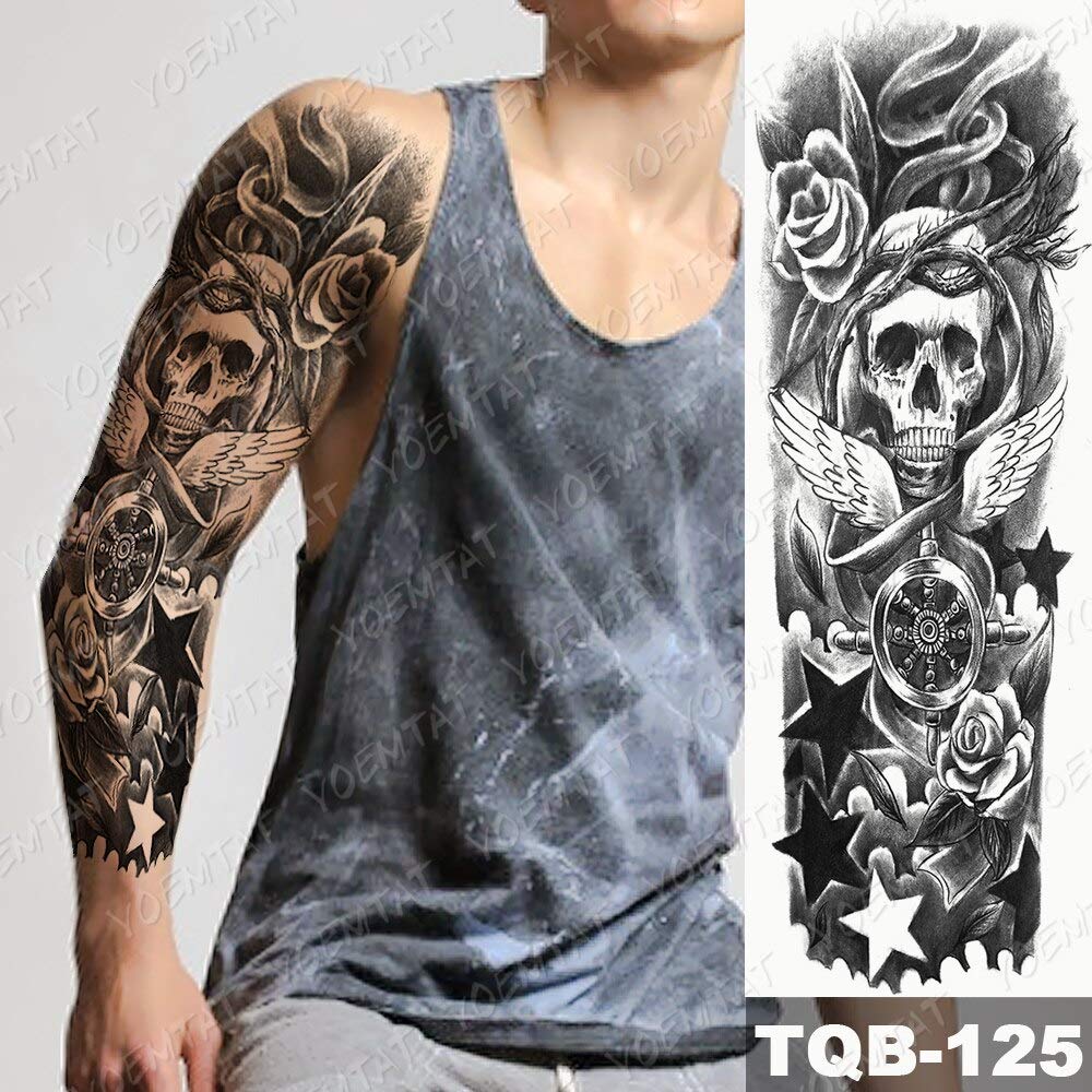 Wing Tattoo Arm Sleeve