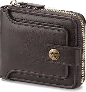 Amazon.com: LOUEBICA Wallet Men Leather Bifold Wallets For - Flap ID ...