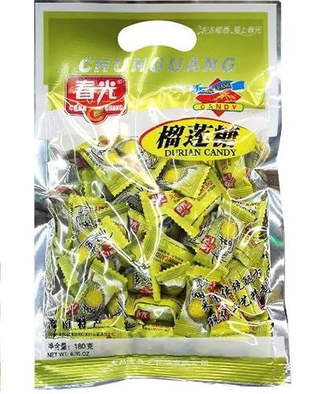 Amazon.com : Durian Candy - 6.34 oz / 180 g - Product of China : Hard ...