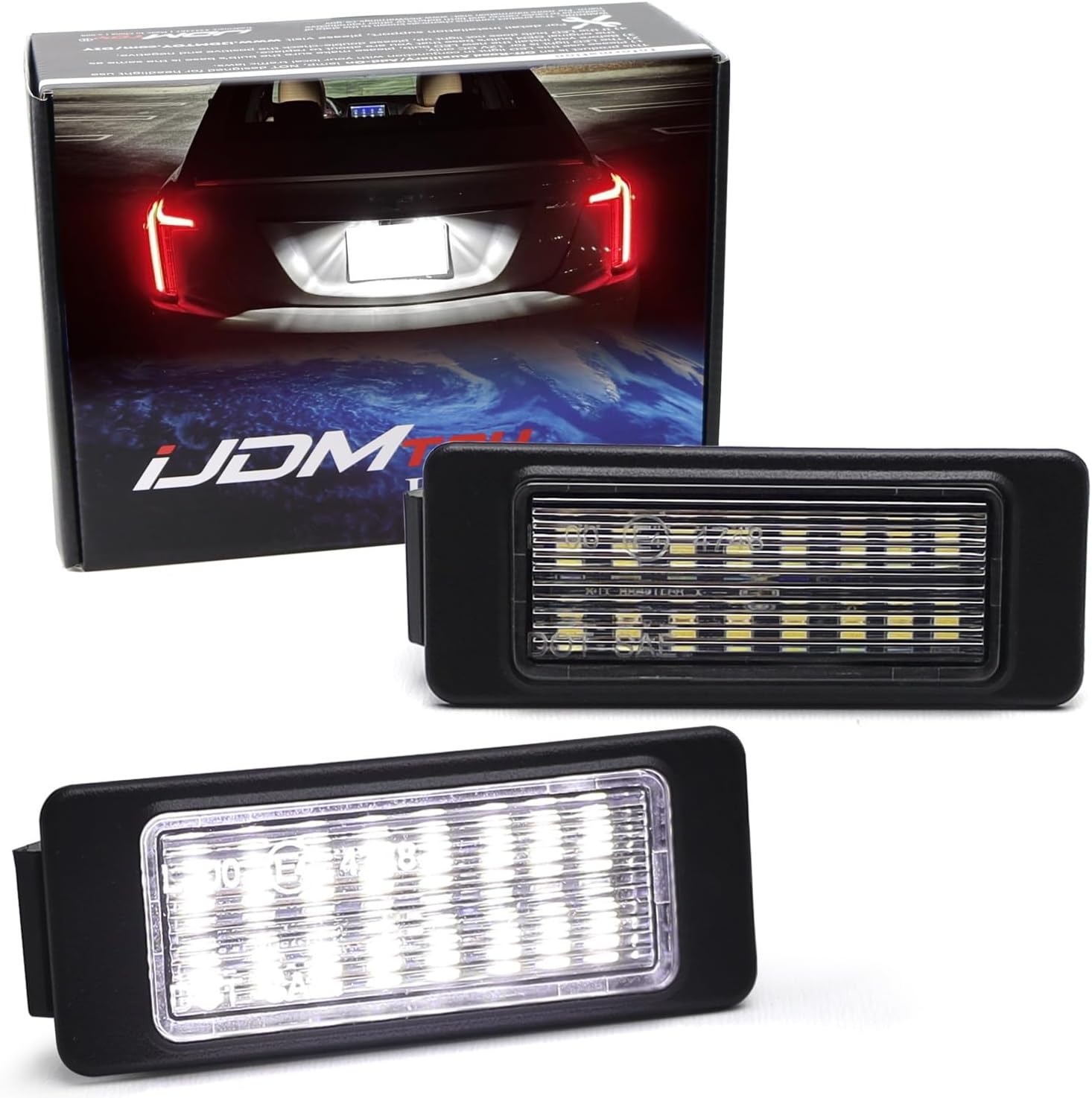 Amazon.com: iJDMTOY Can-Bus Error Free OEM-Fit 3W Full LED License ...