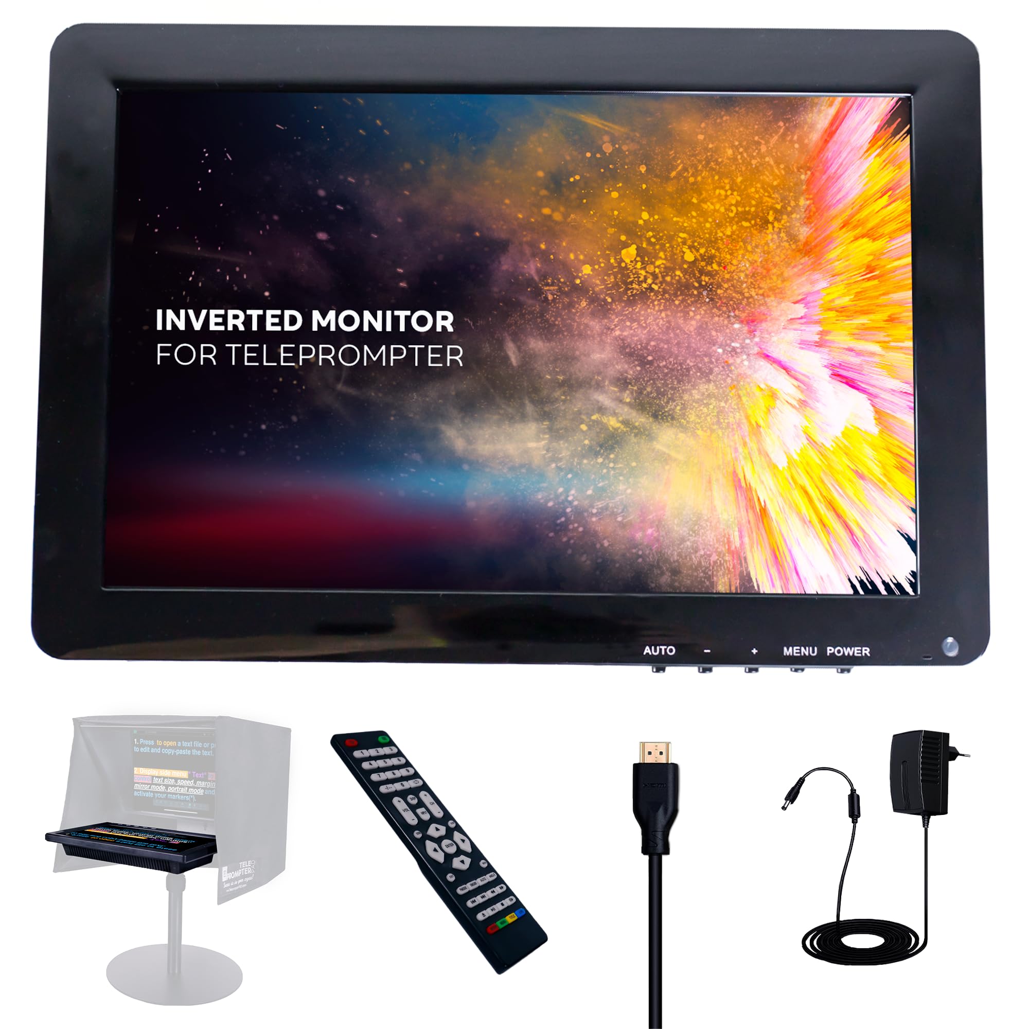 Amazon.com: TELEPROMPTER PAD 11.6" Inverted Teleprompter Monitor for ...