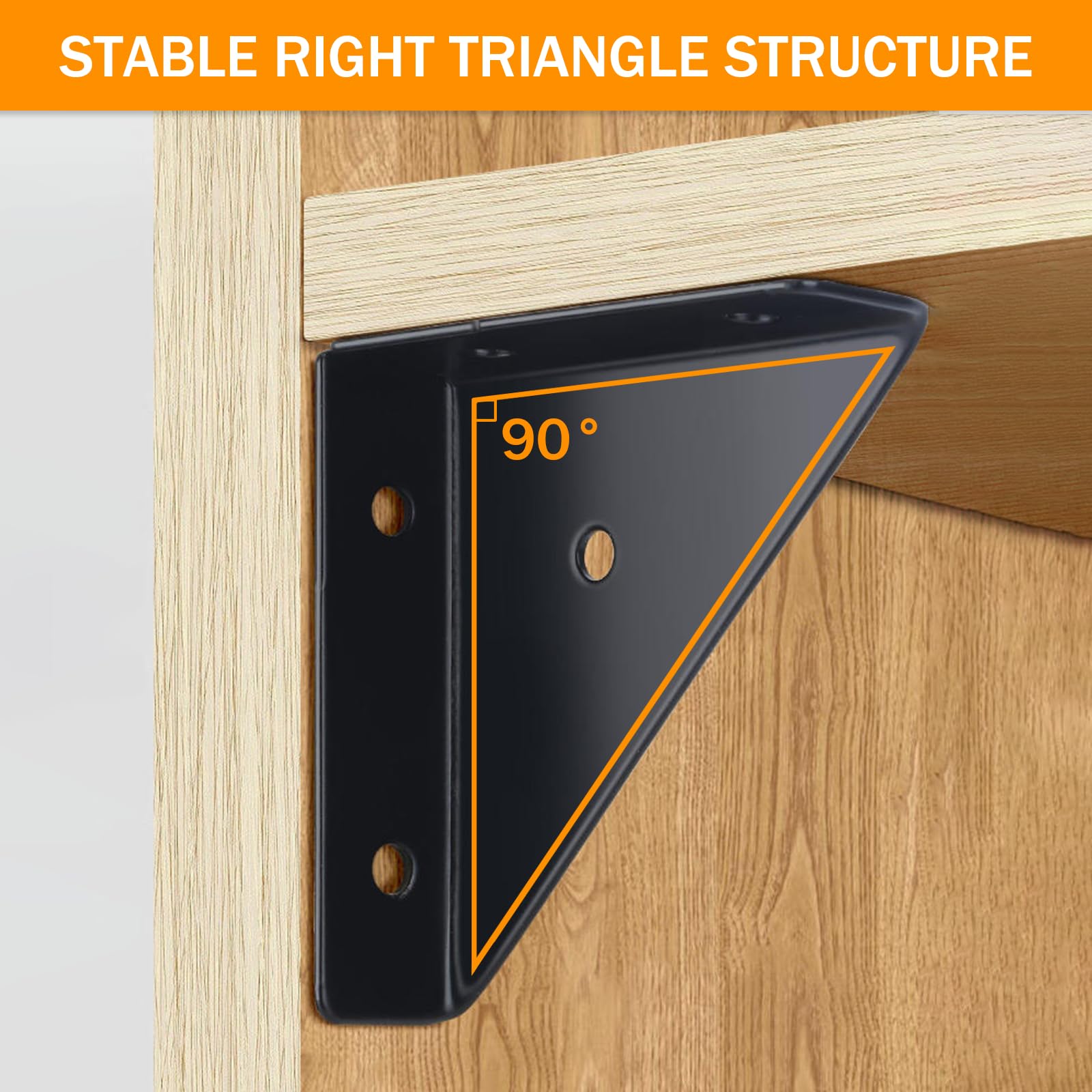 Snapklik.com : LANMIERT 8Pcs Corner Brace Brackets 66mm X 66mm Bed ...