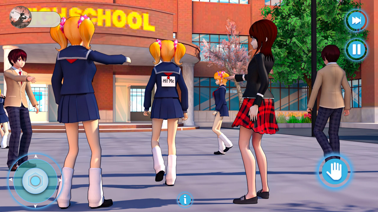 Anime Girl Sakura Game - High School Life Simulator 3D - App on Amazon ...