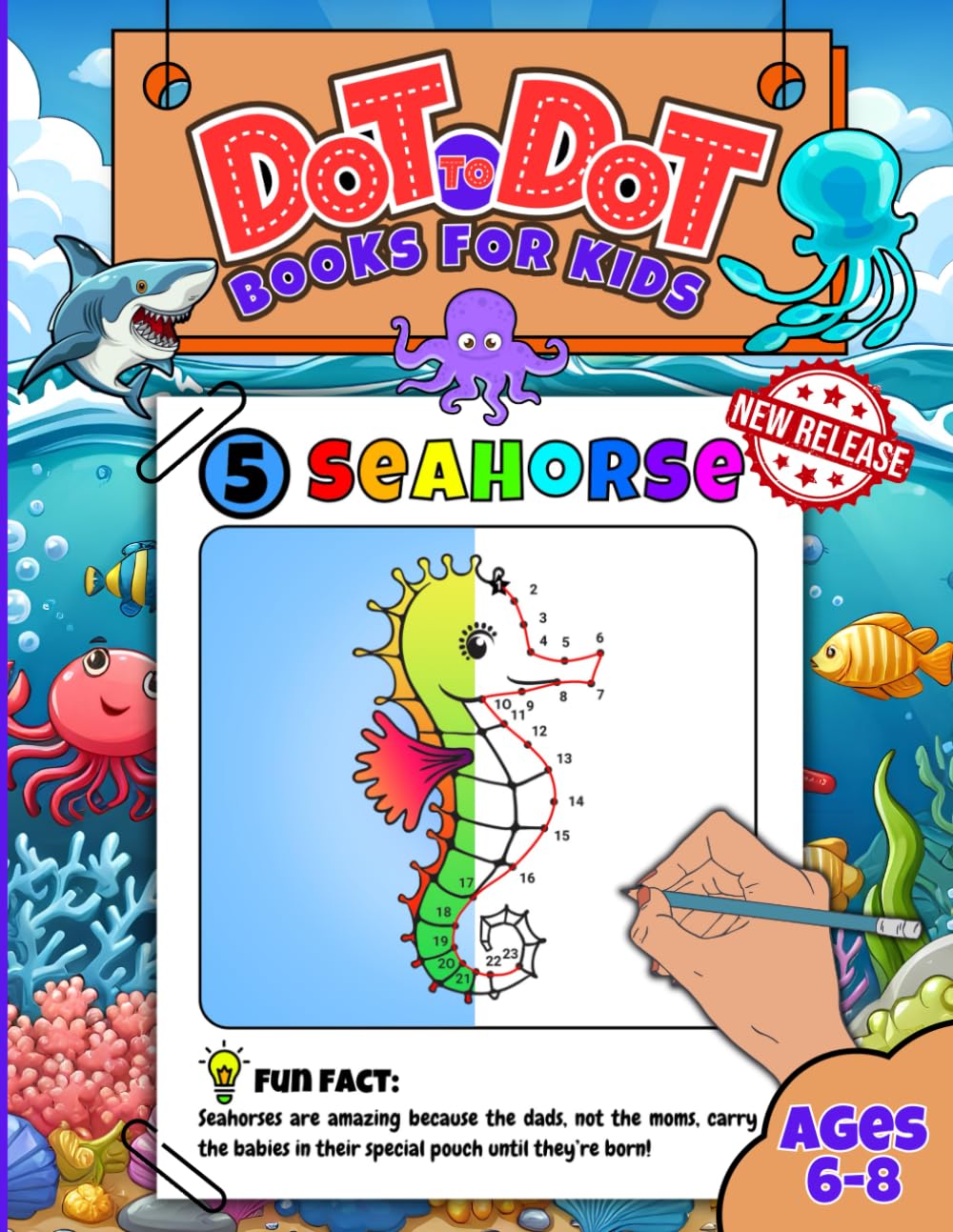 Dot to Dot Books for Kids Ages 6-8: Connect the Dots Puzzles to Explore ...