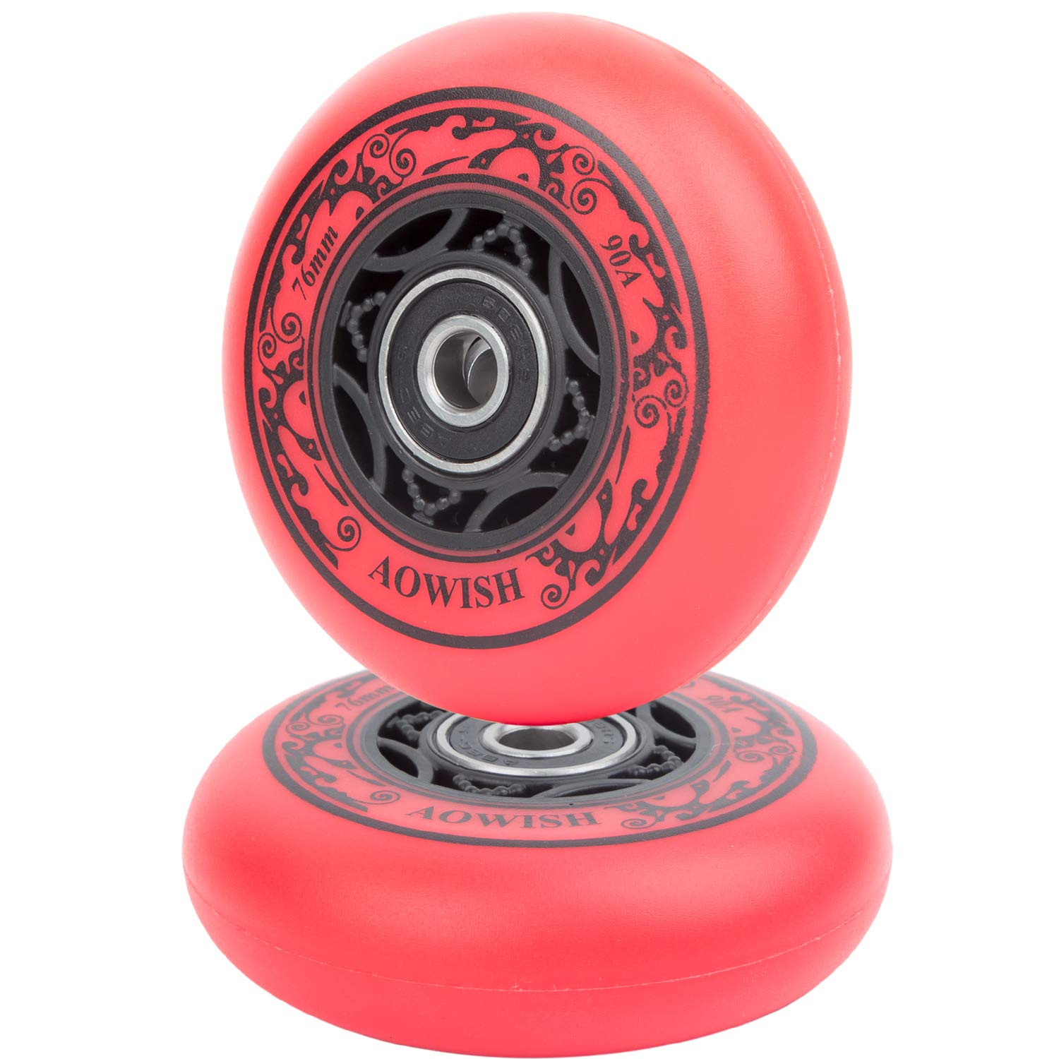 Snapklik.com : AOWISH 76mm 90a Ripsurf Wheels w/Bearings ABEC-9 For ...