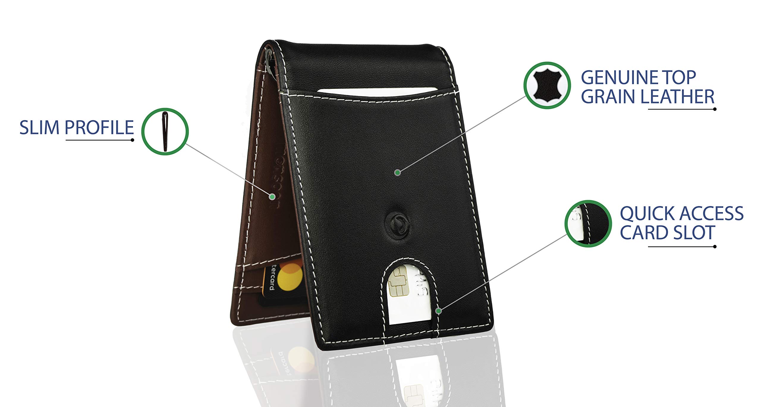 Snapklik.com : Monsoon SAFARI Genuine Leather Slim Mens Wallet
