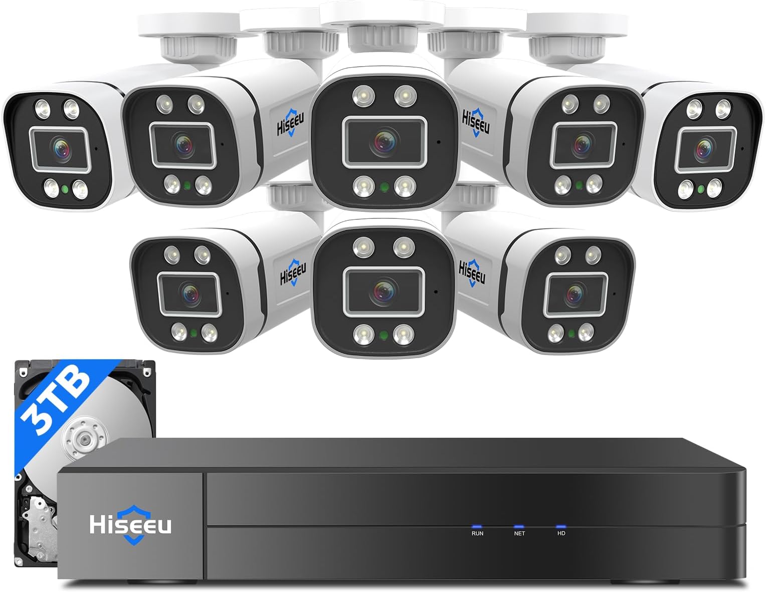 Amazon.com : 1080P Wireless Security Camera System, Firstrend 8CH ...