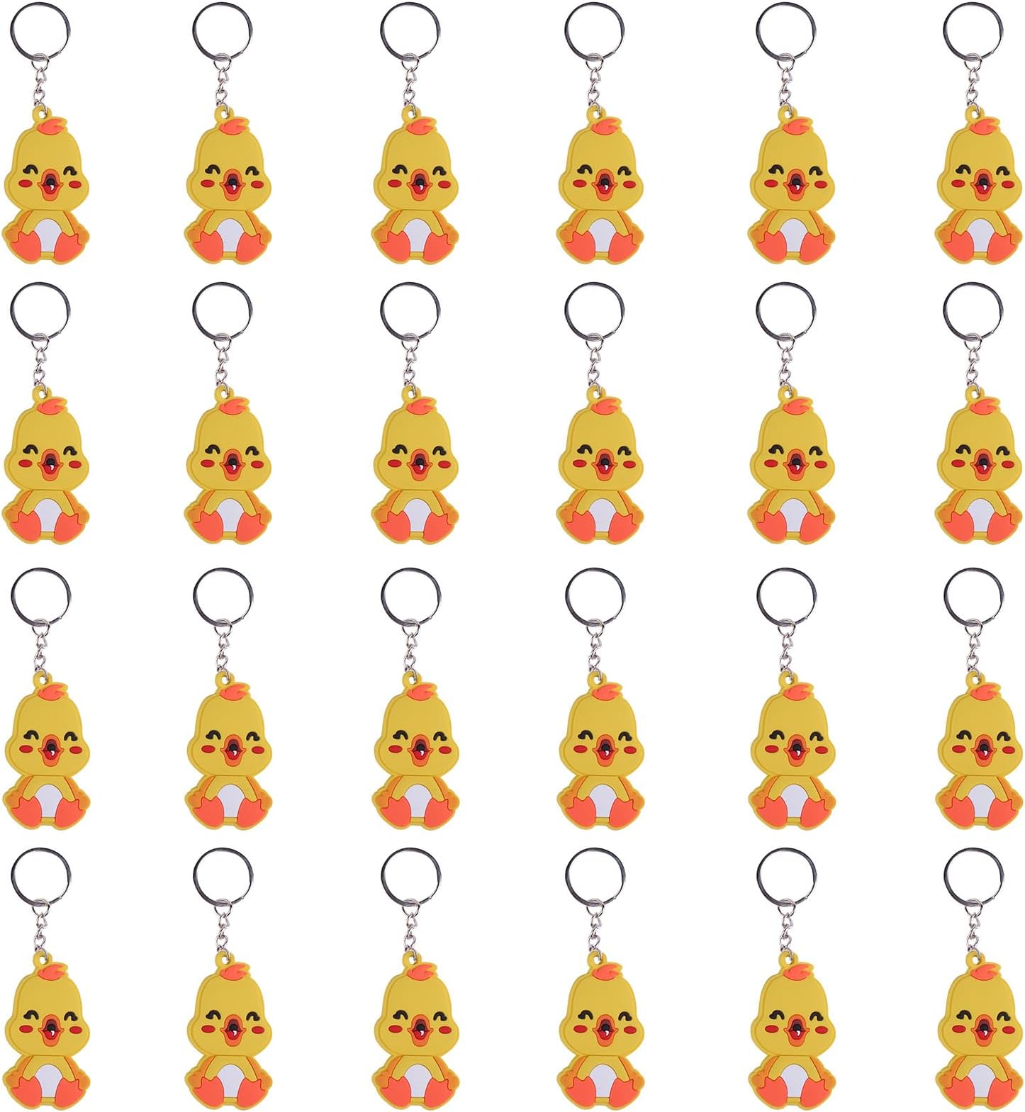 Amazon.com: Huquary 30 Pcs Motivational Duck Key Chains Inspirational ...