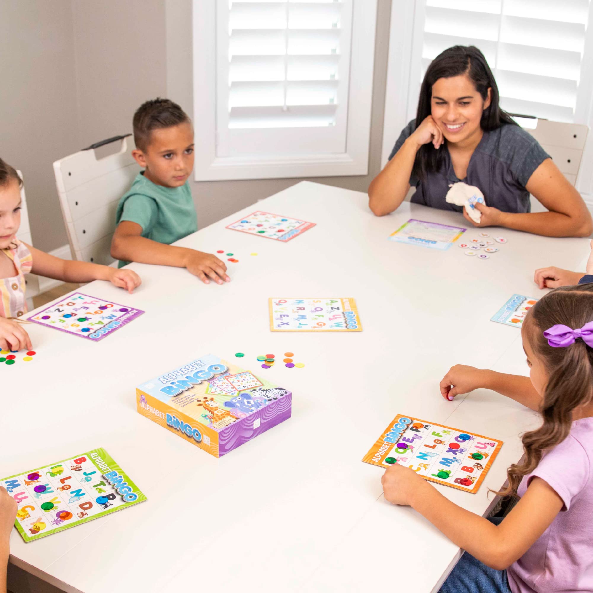 Snapklik.com : Alphabet Bingo ABC Letter Preschool Learning Board Game ...