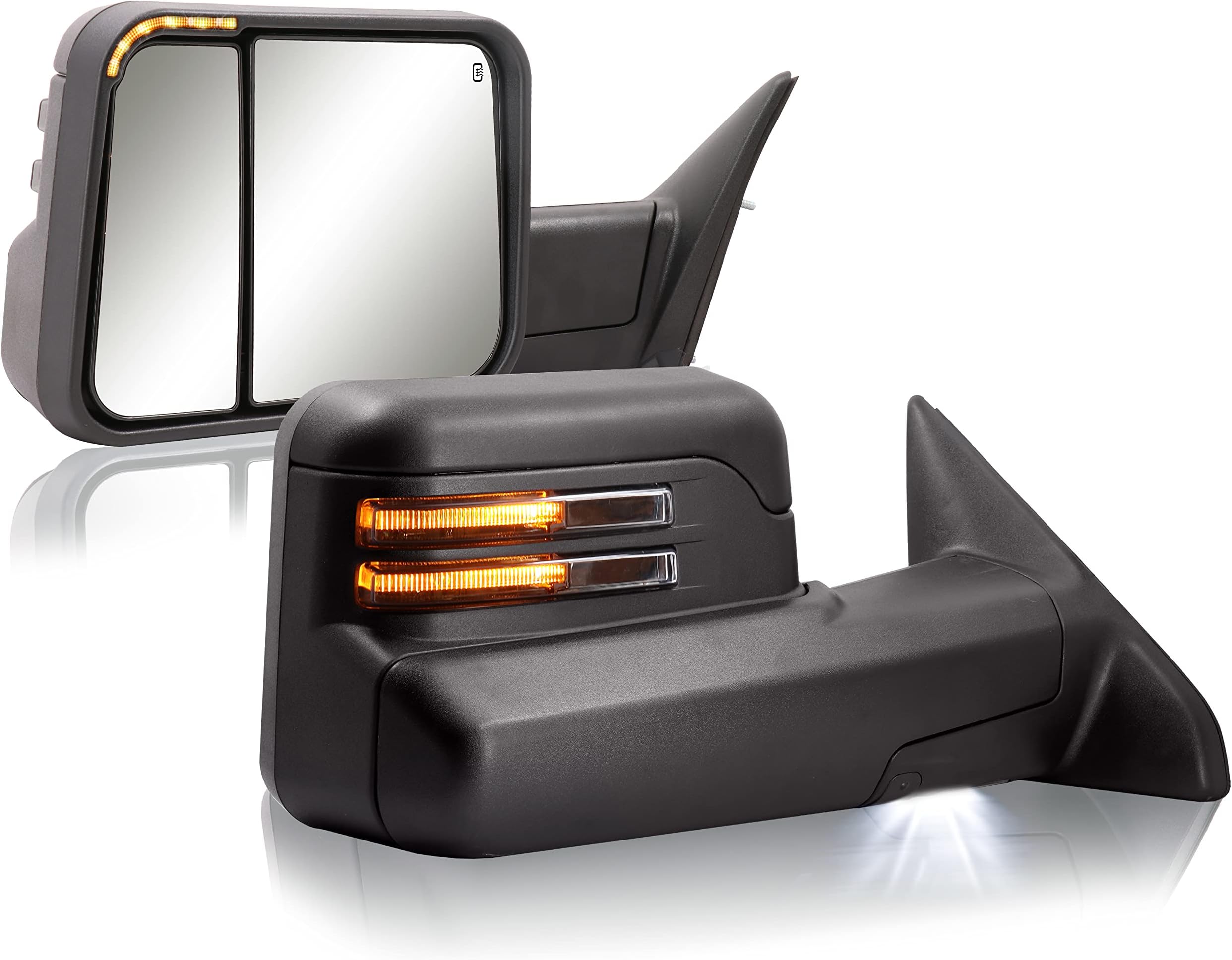 Amazon.com: 2019-2020 Ram 1500 DT (New Body) Trailer Tow Mirrors New ...