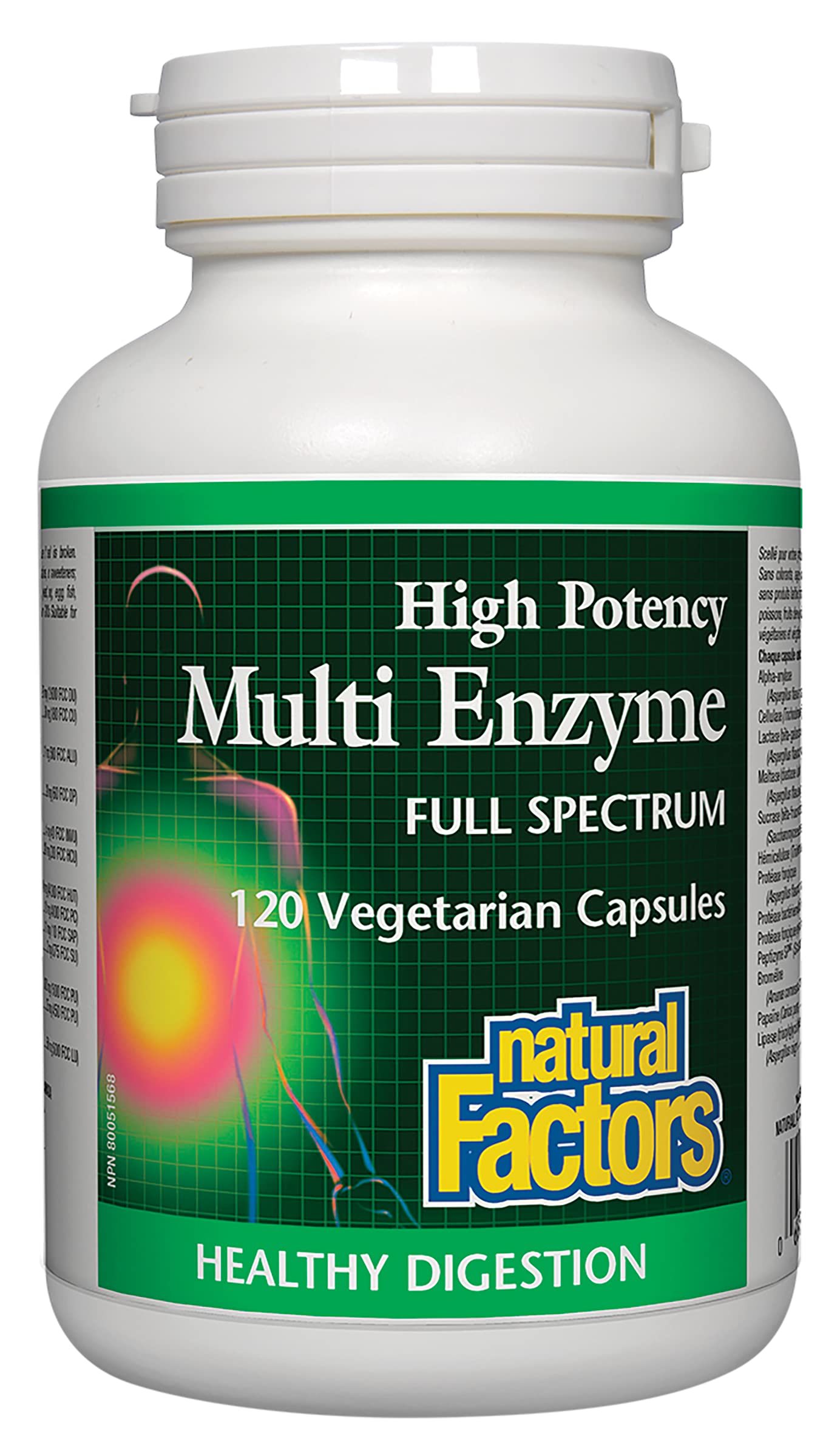 Natural Factors Multi Enzyme Full Spectrum, 120 Capsules : Amazon.ca ...
