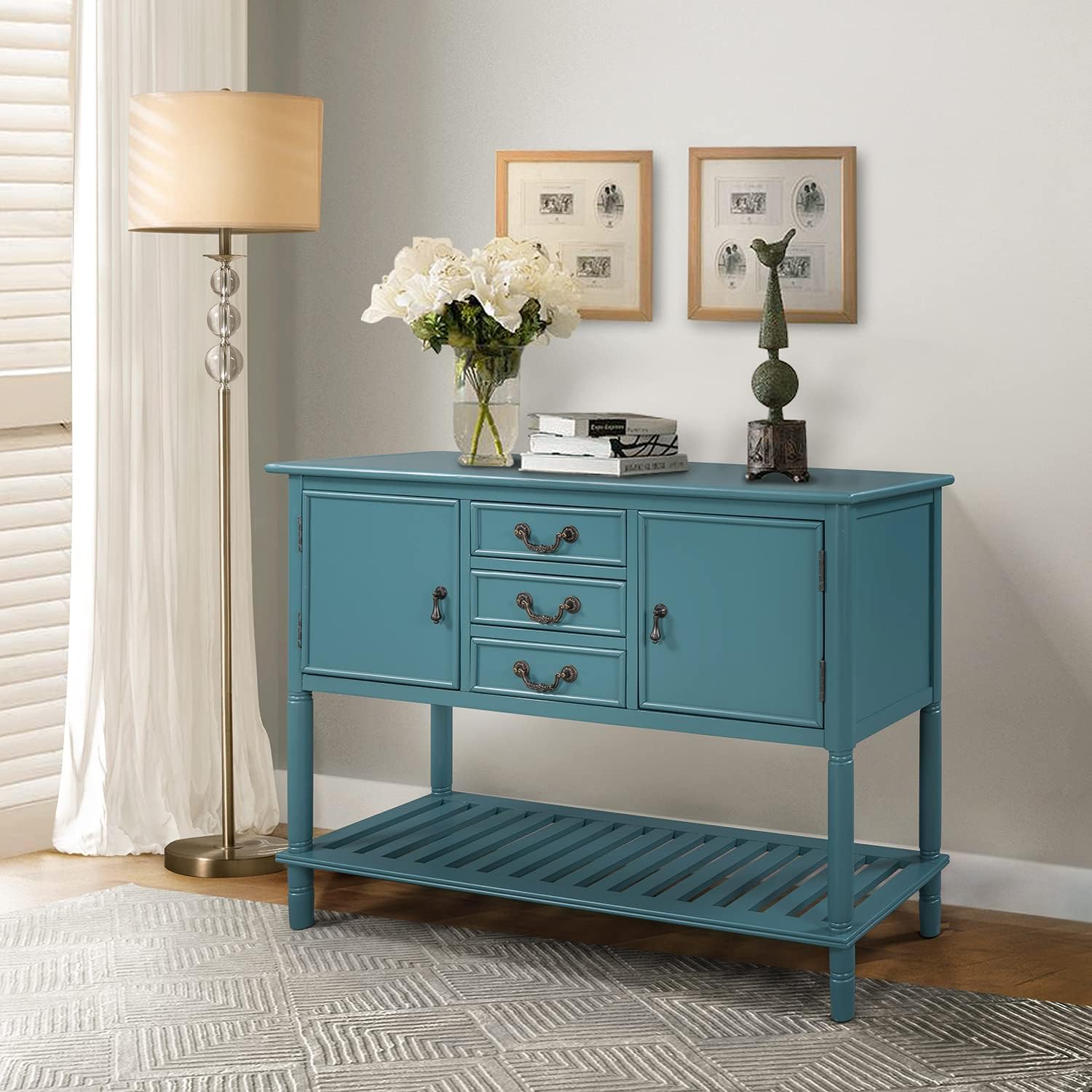 Amazon.com - 45 Inch Console Table, Buffet Sideboard Storage Cabinet ...