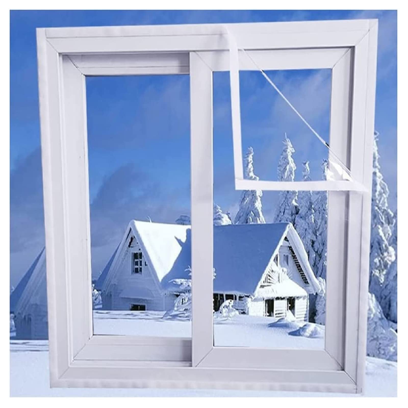 Plastic Sheeting Winter Windows