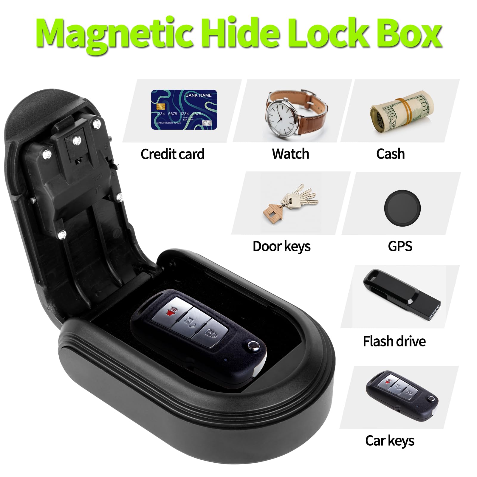 Magnetic Key Holder For Car XIHIRCD Magnetic Key Holder Under Car ...