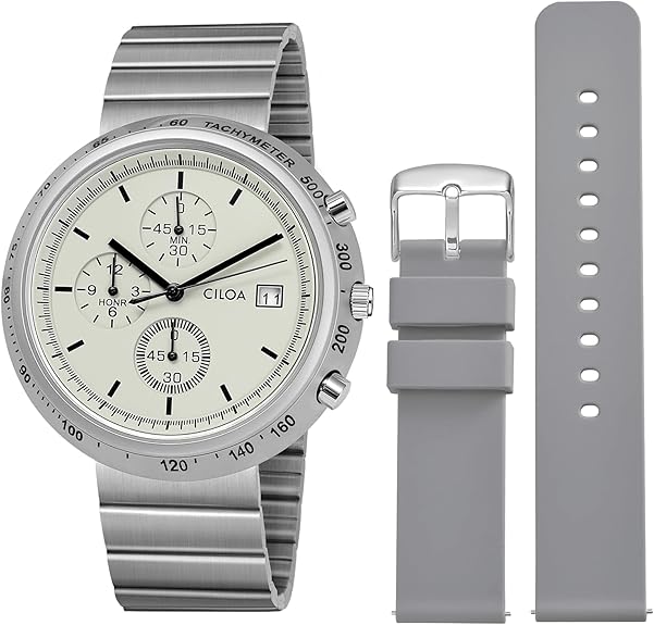 Amazon.com: CILOA Mens Watches Multifunction Waterproof Stainless Steel ...