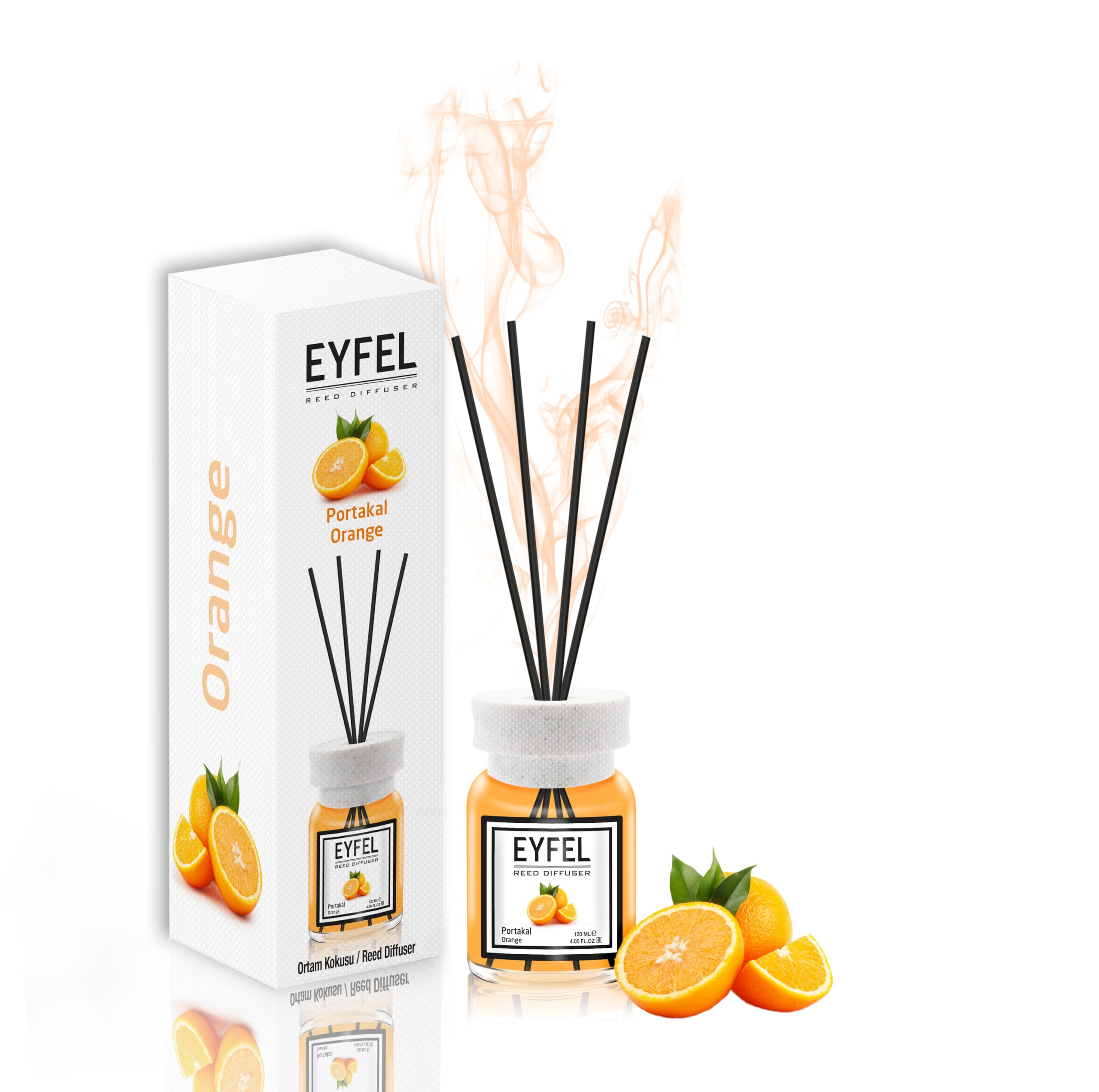 Amazon.com: EYFEL Reed Diffusers for Home – Orange Reed Diffuser Set 4. ...
