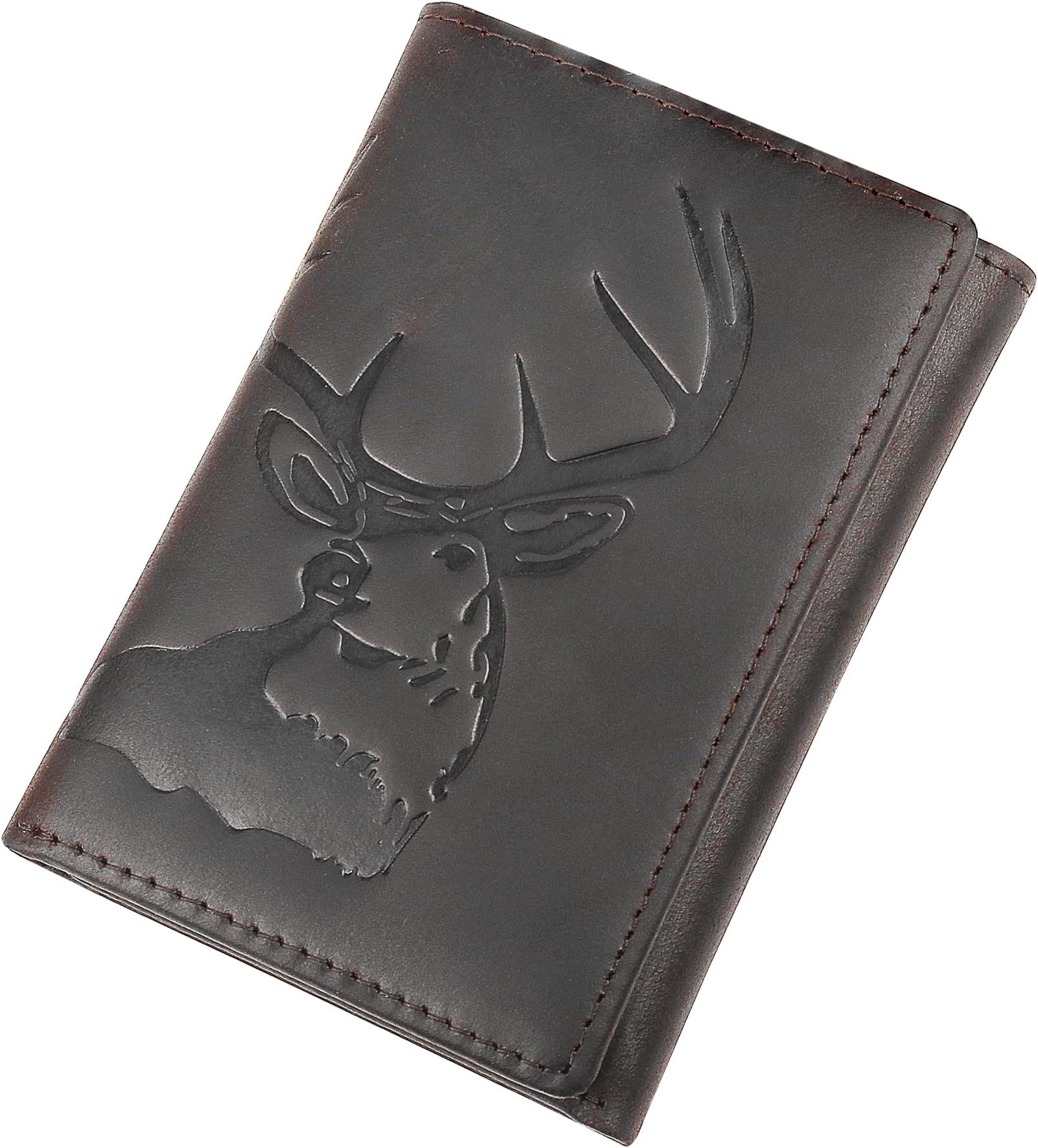 Amazon.com: DK86 Mens Deer Slim Wallet with Money Clip Minimalist ...