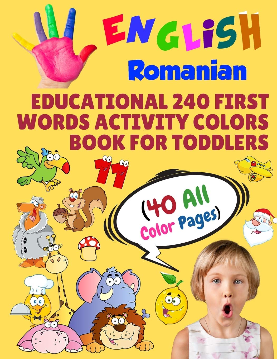 Amazon.com: English Romanian Educational 240 First Words Activity ...