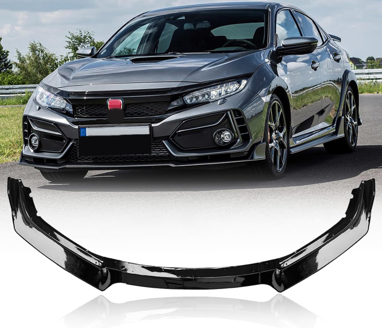Amazon.com: Collect Light 3Pcs Front Bumper Spoiler Lip for 2016-2020 ...
