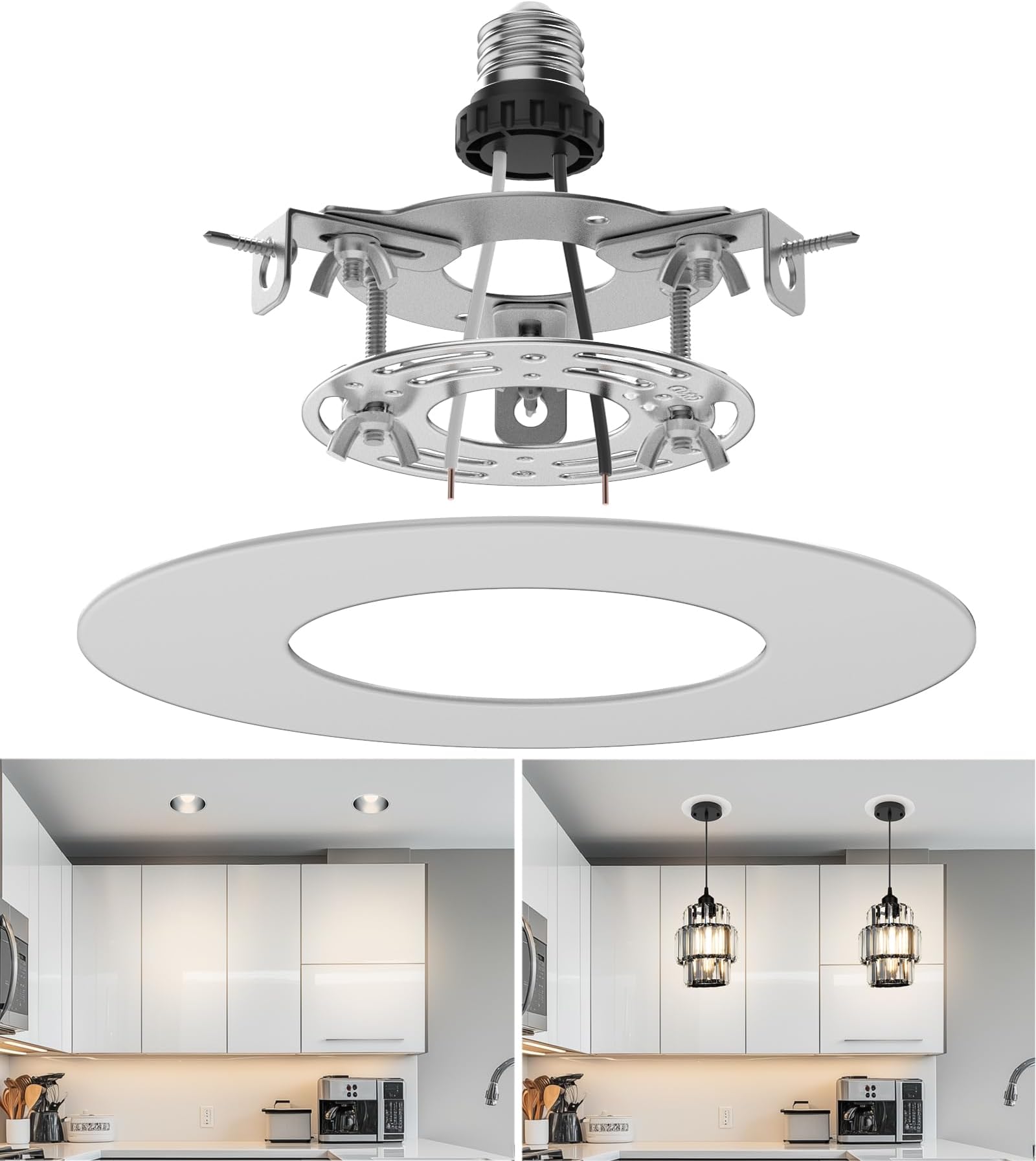 Ciata Lighting Recessed Lighting Converter for Pendant or Light ...